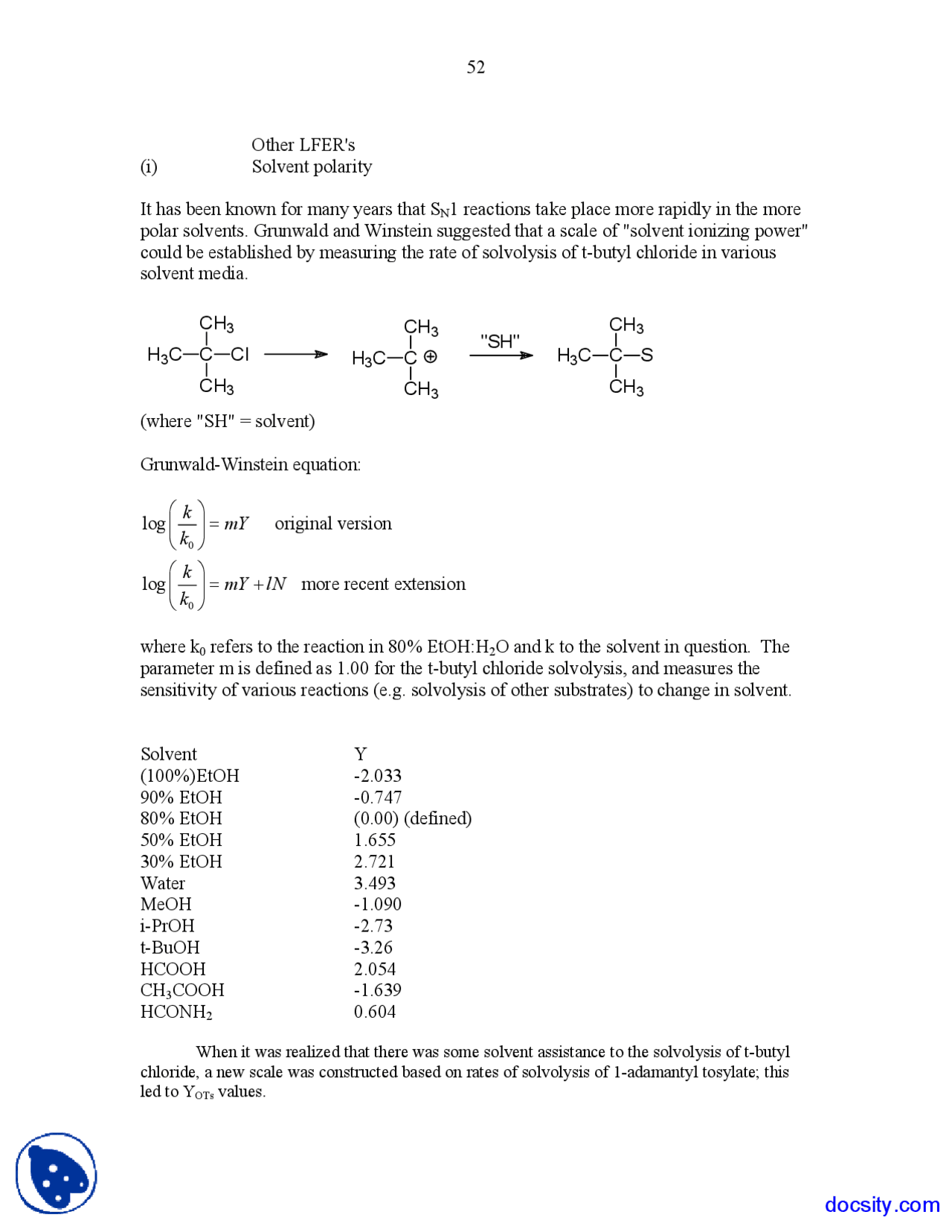 Solvent Polarity Macro Molecules Lecture Handouts Docsity