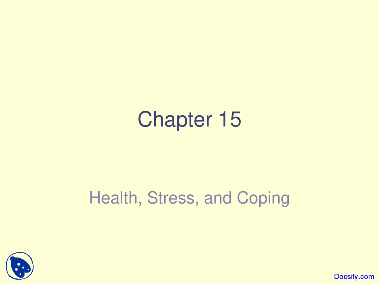 Health Stress And Coping Cognitive Psychology Lecture Slides Docsity
