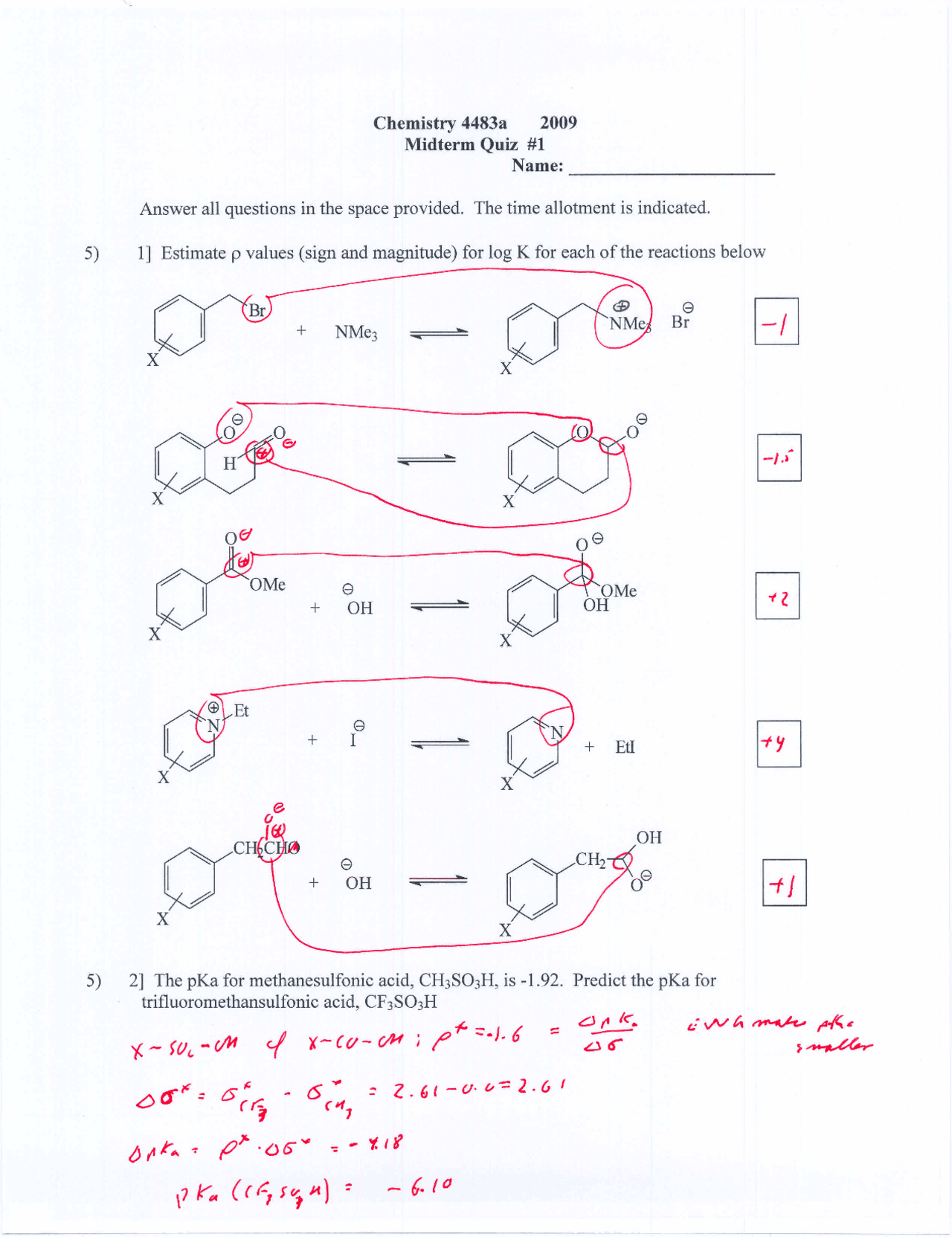 Marking Scheme Macro Molecules Exam Docsity