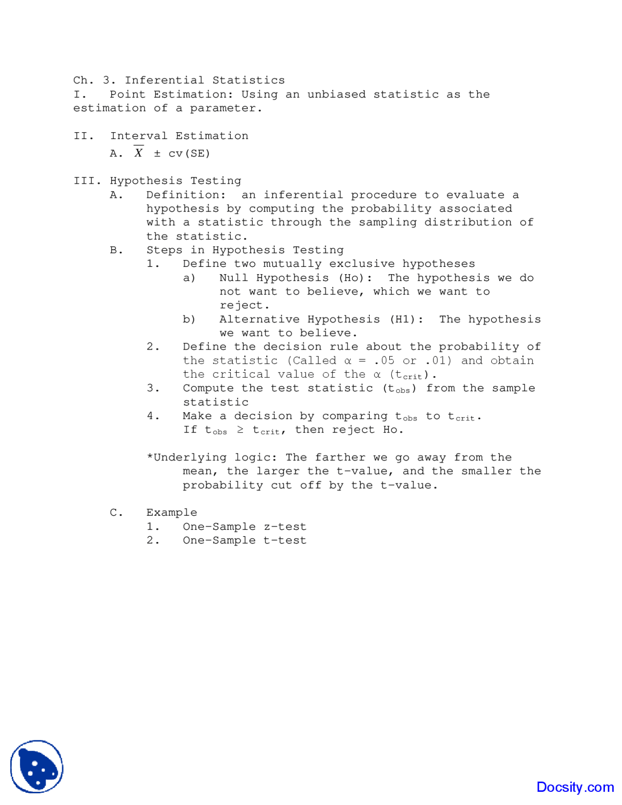 Inferential Statistics Basic Statistics For Behavioral Sciences