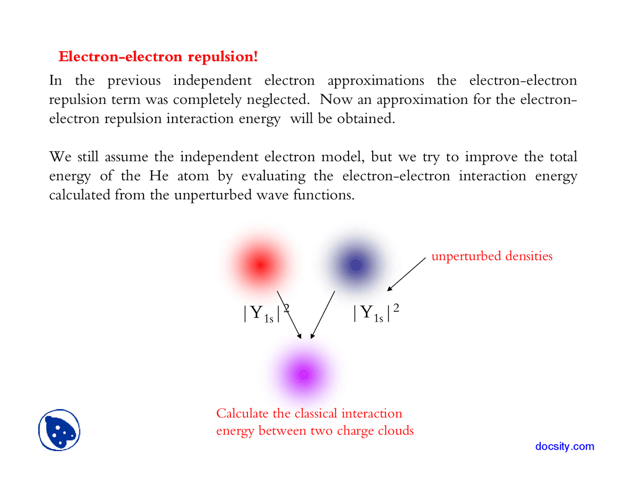 Electron Repulsion - Advanced Quantum Chemistry and Spectroscopy ...