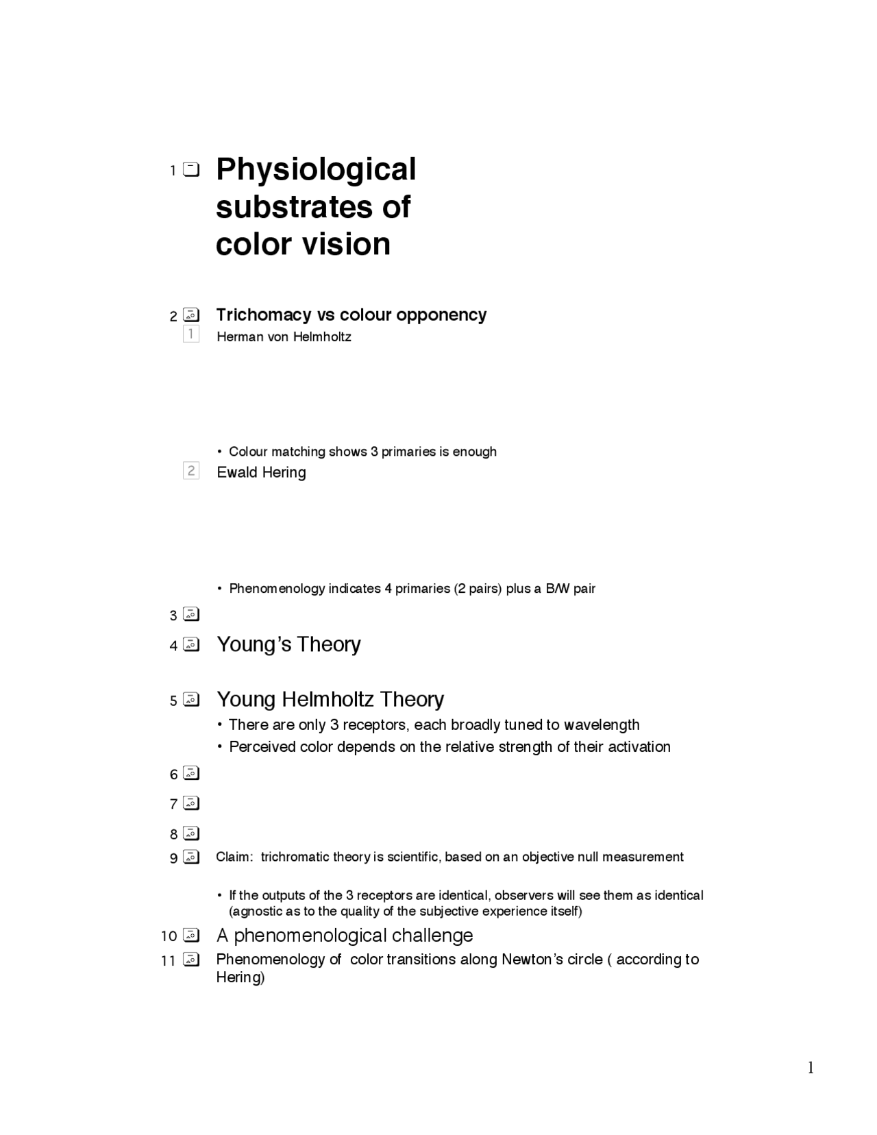 Physiological Substrates Of Color Vision Introduction To Sensation