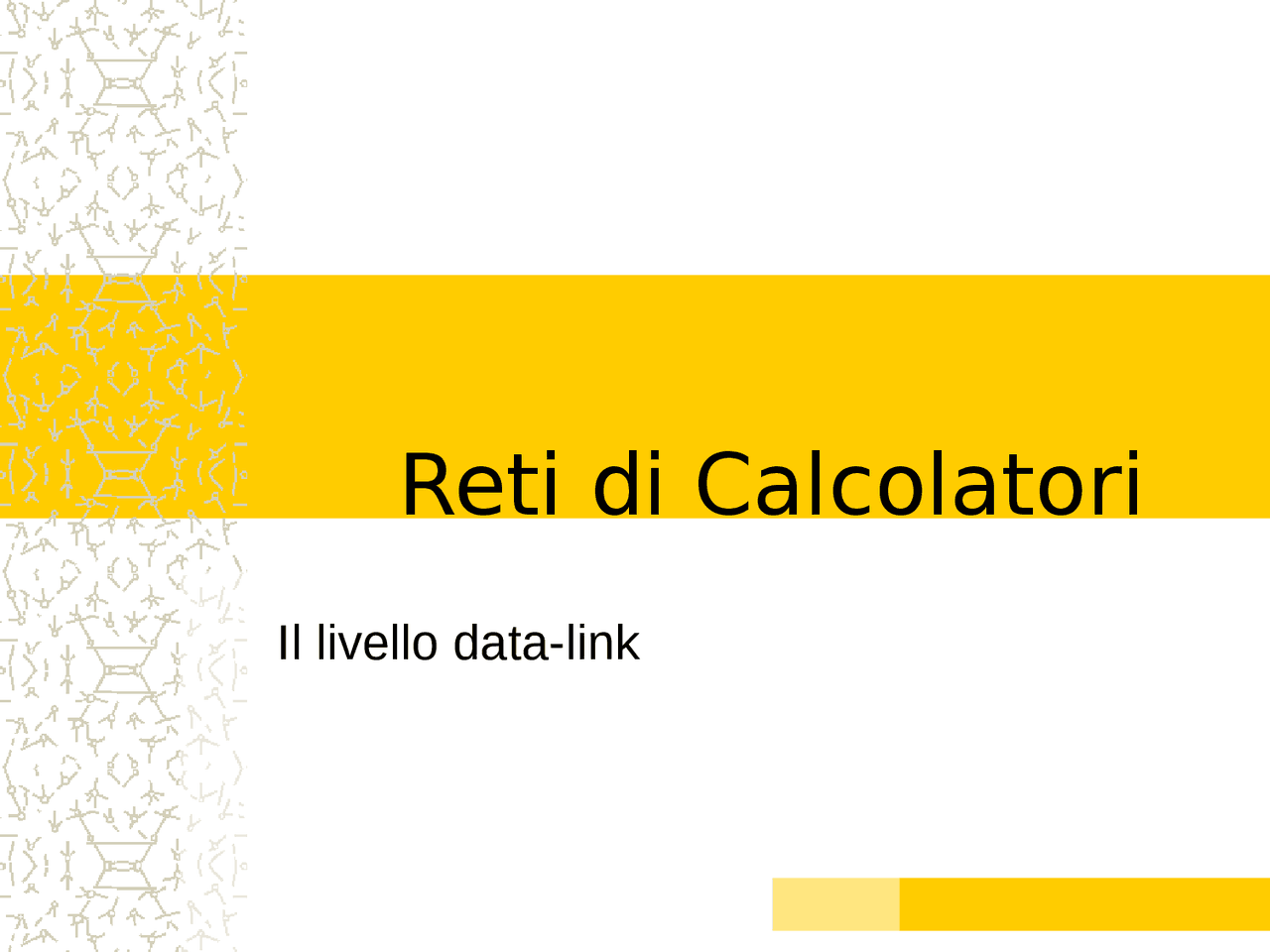 01 Il Livello Data Link Appunti Di Reti Di Calcolatori Docsity