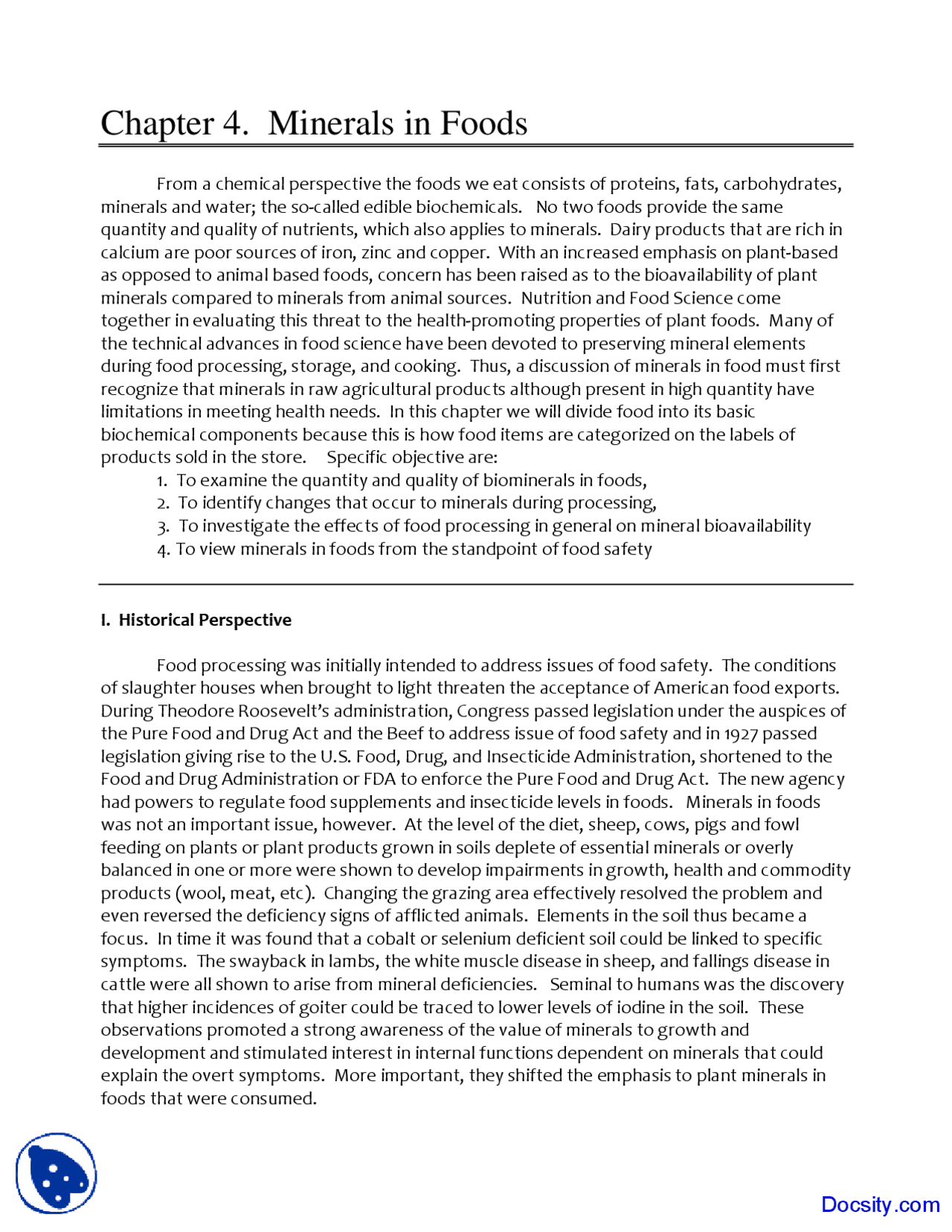 Minerals in Food - Nutrition - Lecture Notes | Study notes Nutrition ...