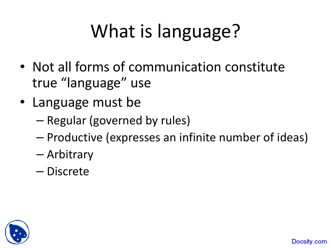 Forms Of Communication Human Cognitive Processes Lecture Slides