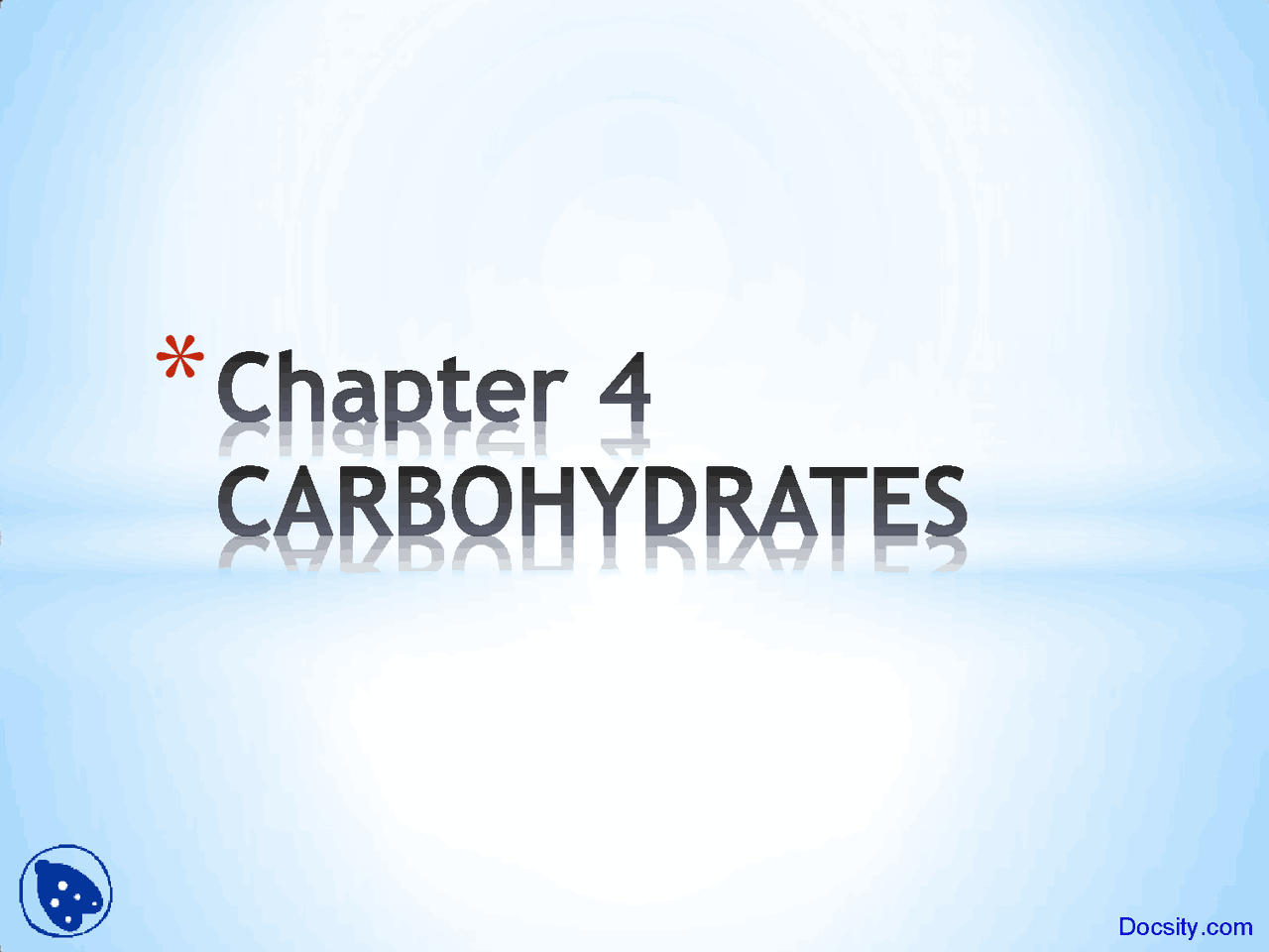 Carbohydrates Biology Lecture Slides Docsity