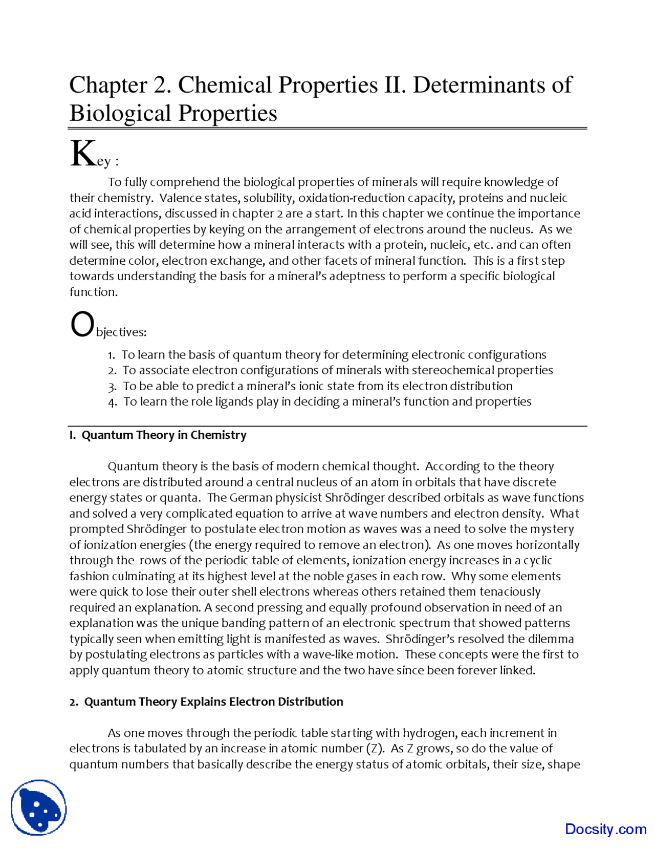 Biological Properties Nutrition Lecture Notes Docsity