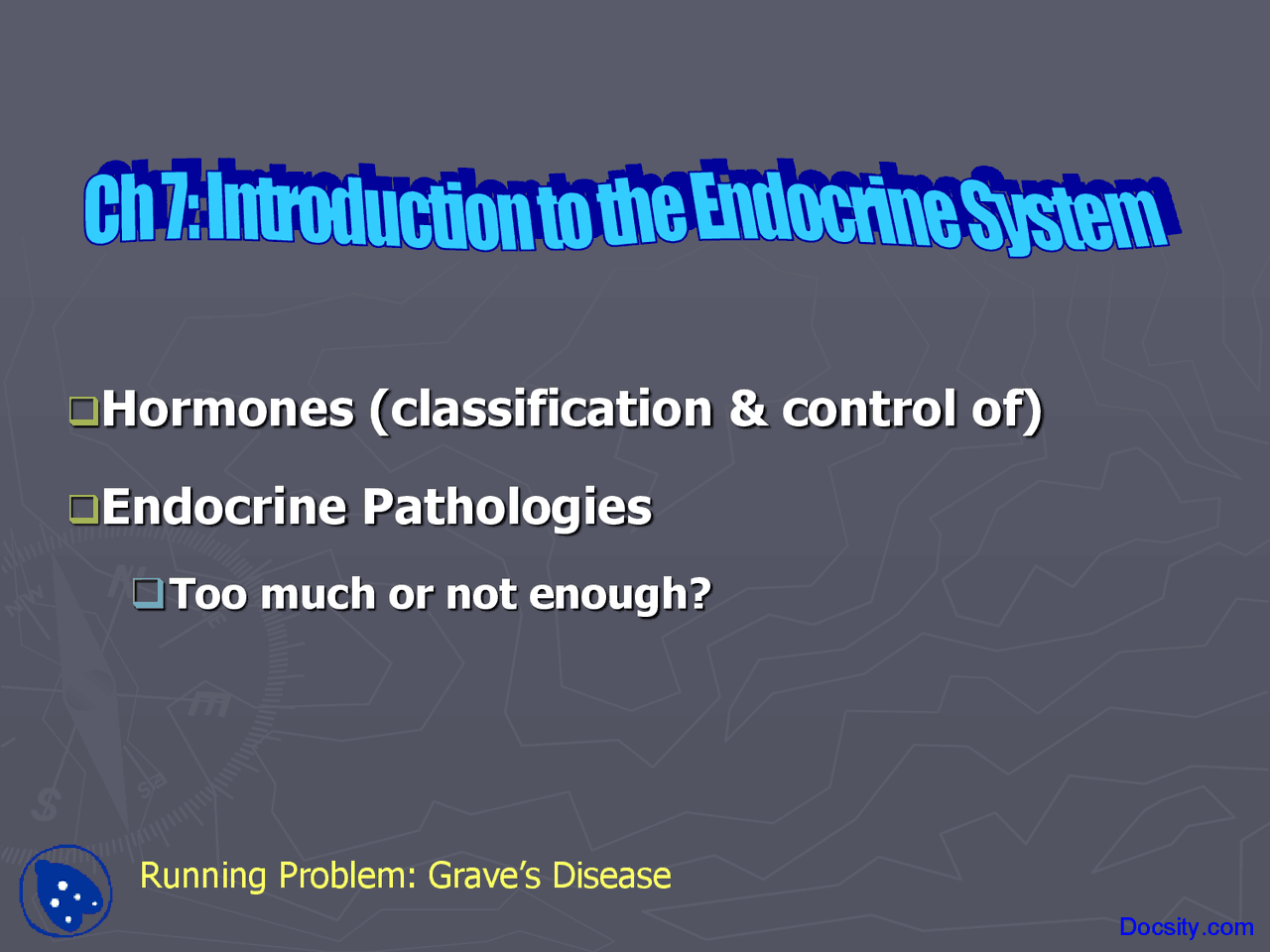 Endocrine Pathologies Human Physiology Lecture Slides Docsity