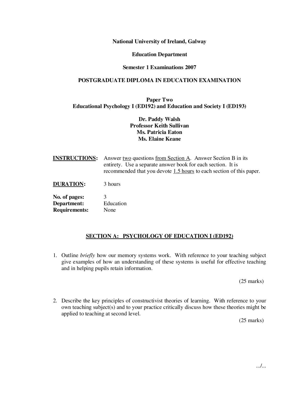 Memory Systems Education And Society Exam Docsity