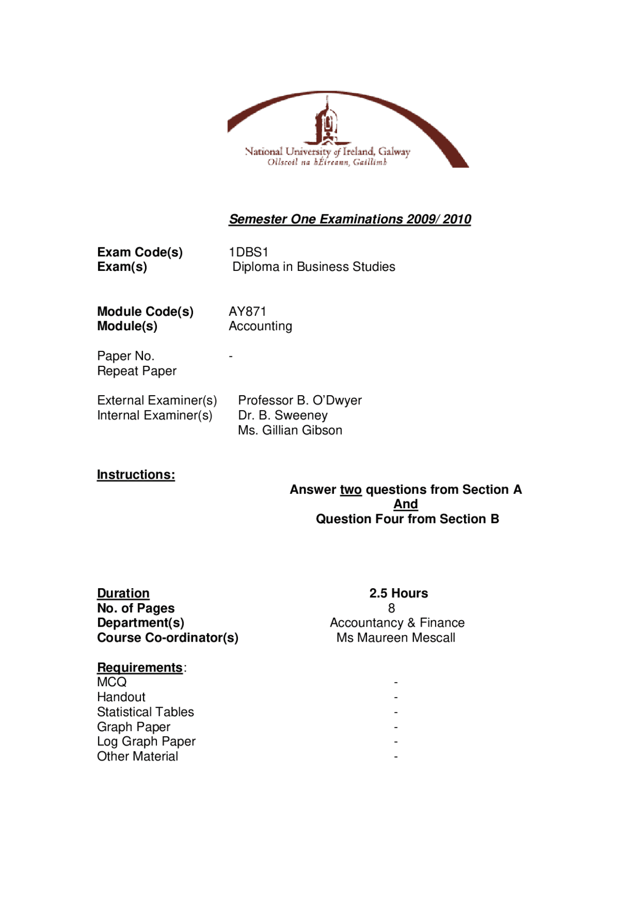 Cashflow Statement Introduction To Accounting Exam Docsity