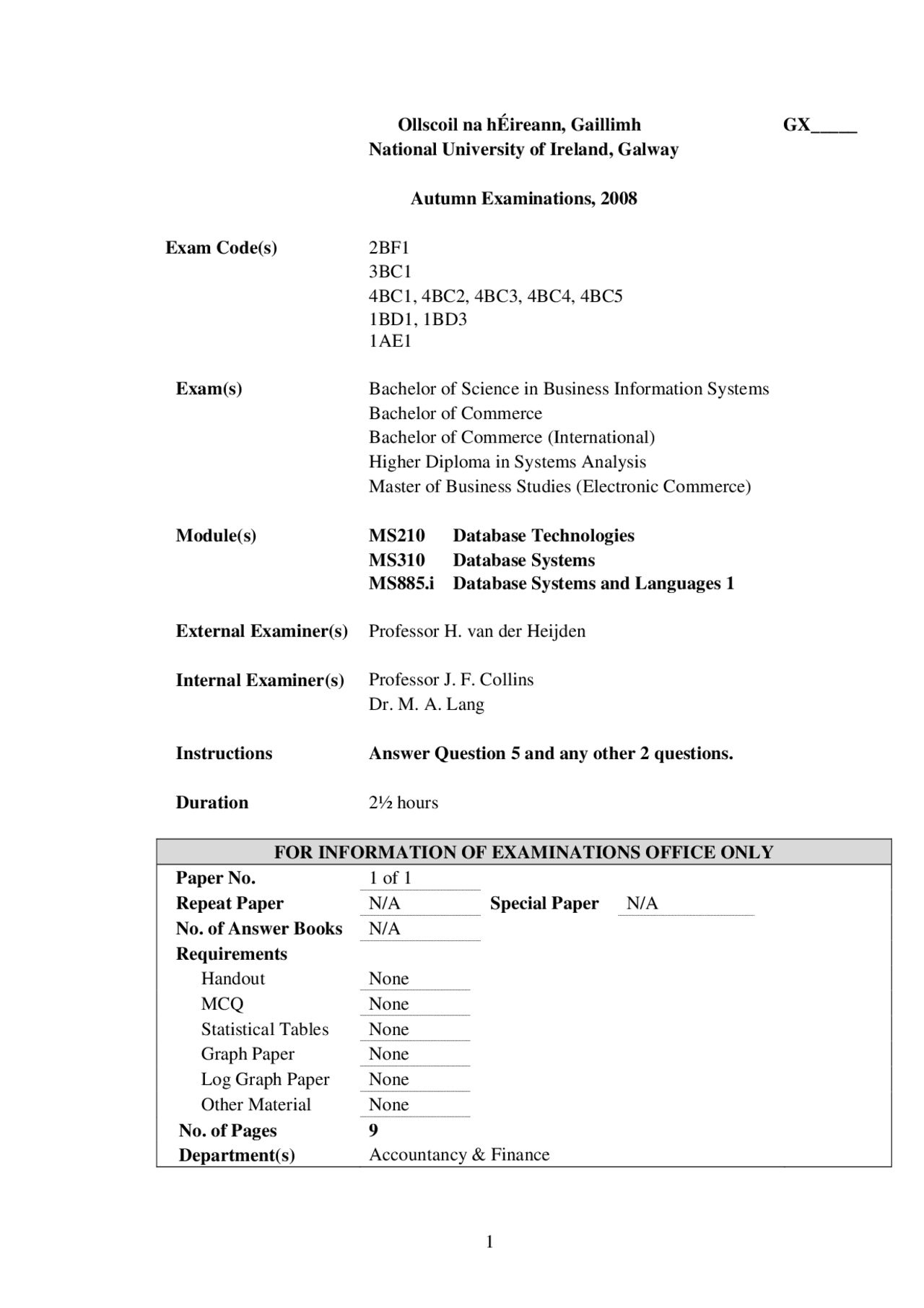Transaction Management Database System Exam Exams Database Management Systems Dbms Docsity