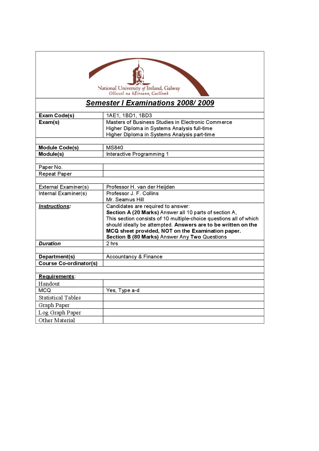 Subscripted Variable Interactive Programming Exam Docsity