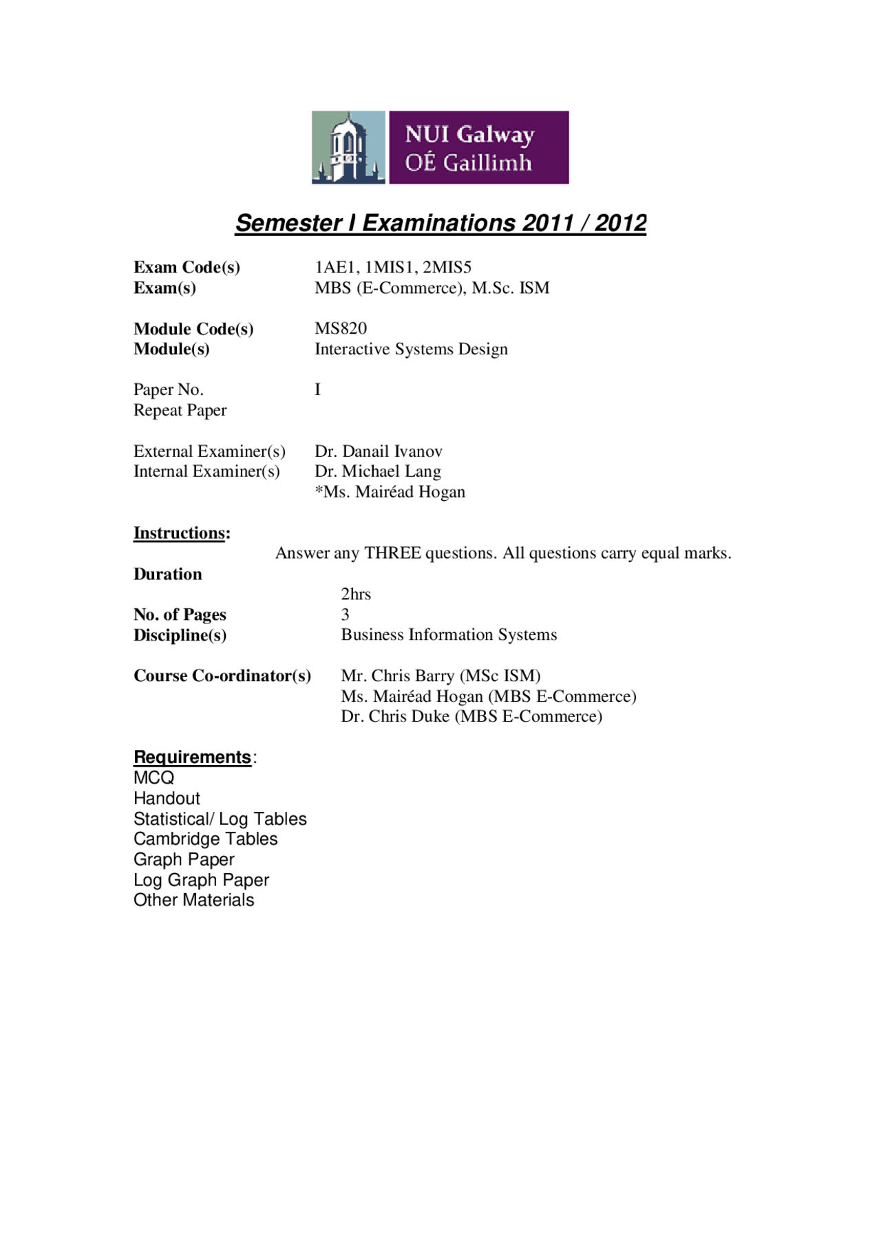 Prototype Interactive System Design Exam Exams Management