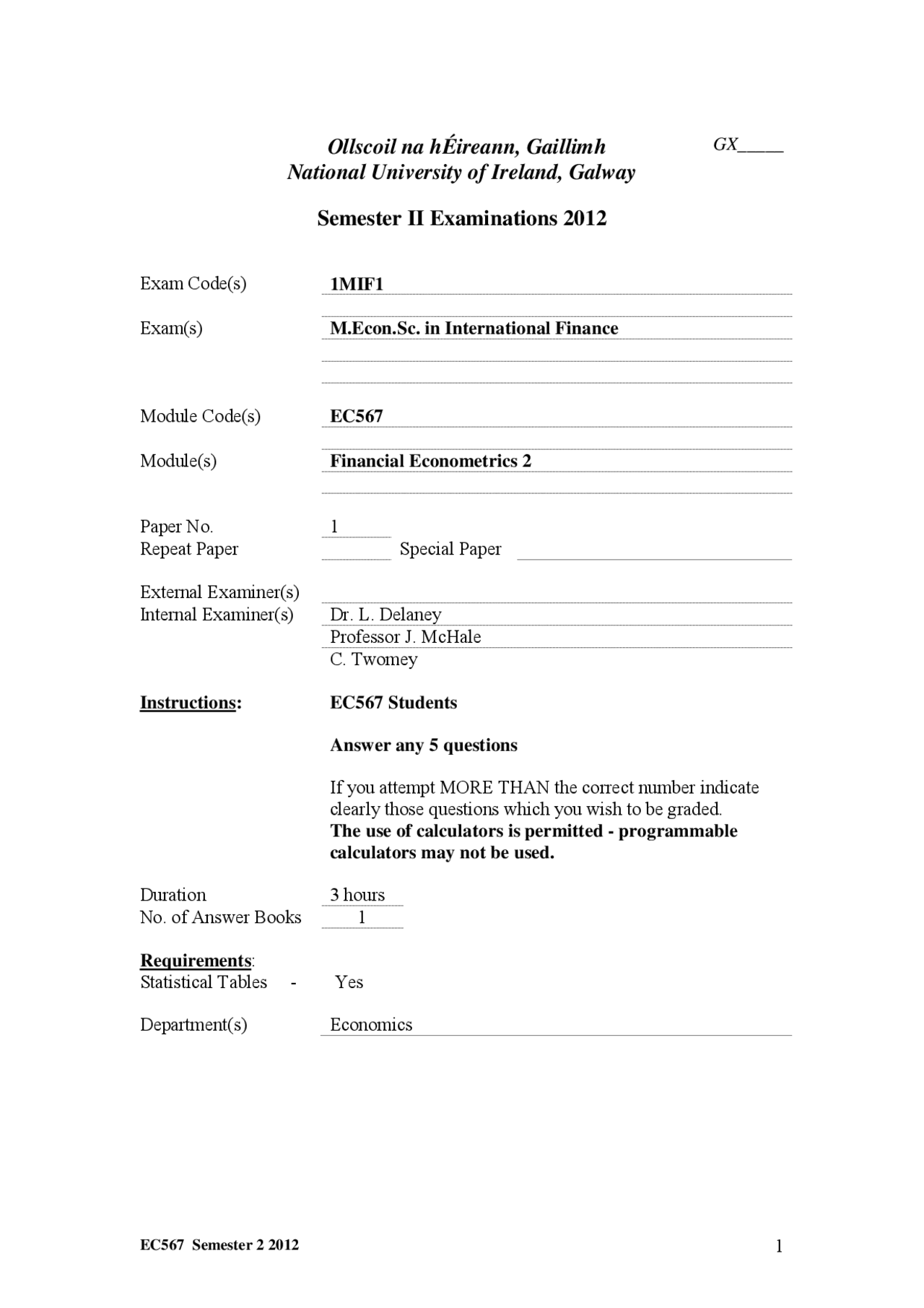 Concept Of Bond Maturity Financial Econometrics Exam Docsity