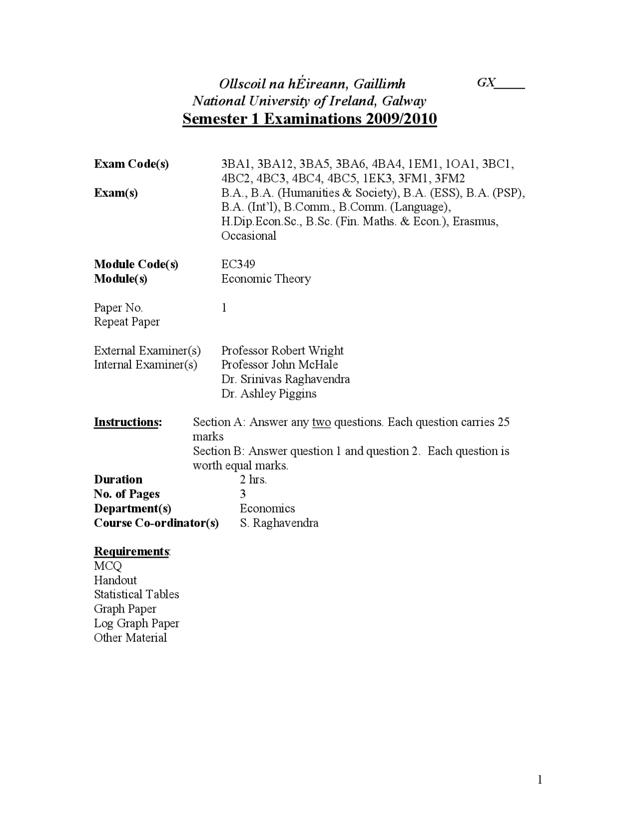 Constant Rate Of Capital Stock Economic Theory Exam Docsity