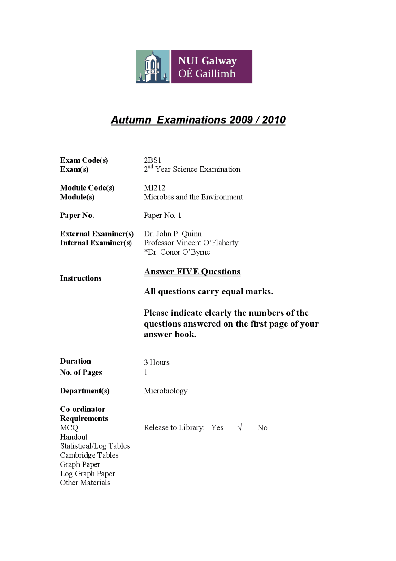 Viral Genome Microbes And The Environment Exam Docsity
