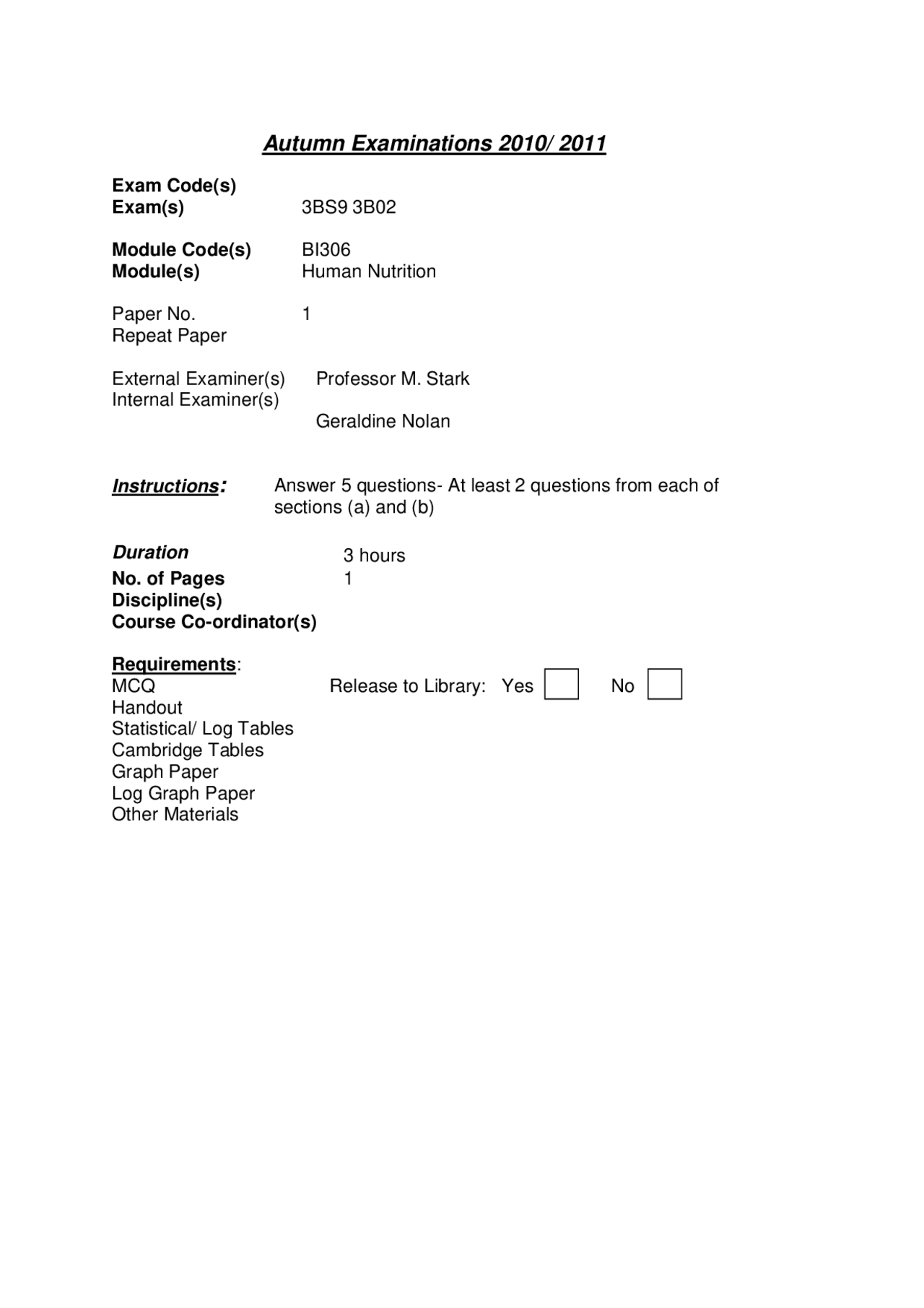Carbohydrates - Human Nutrition - Exam - Docsity