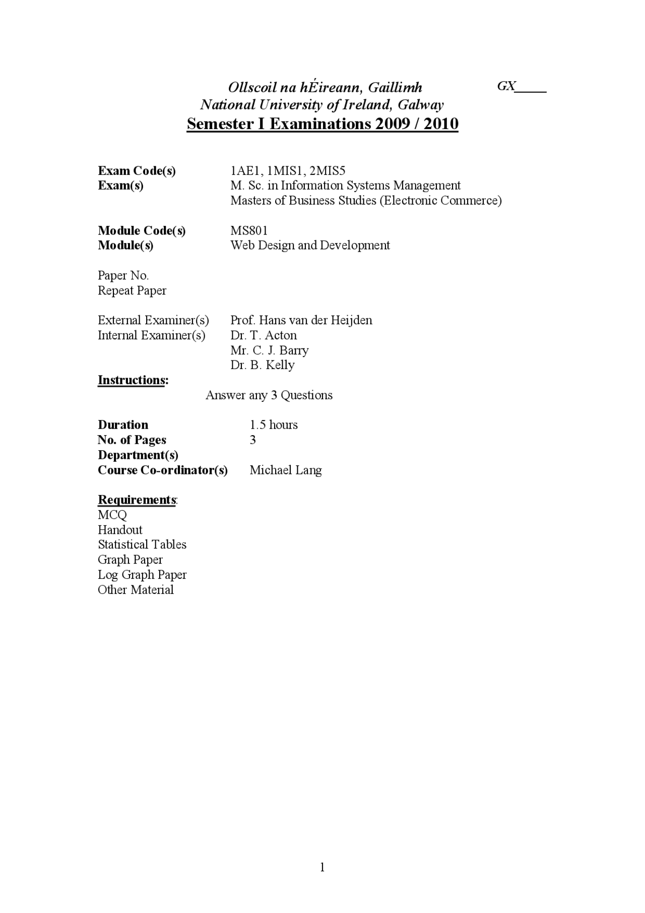 Conceptual Modelling Web Design And Development Exam Docsity