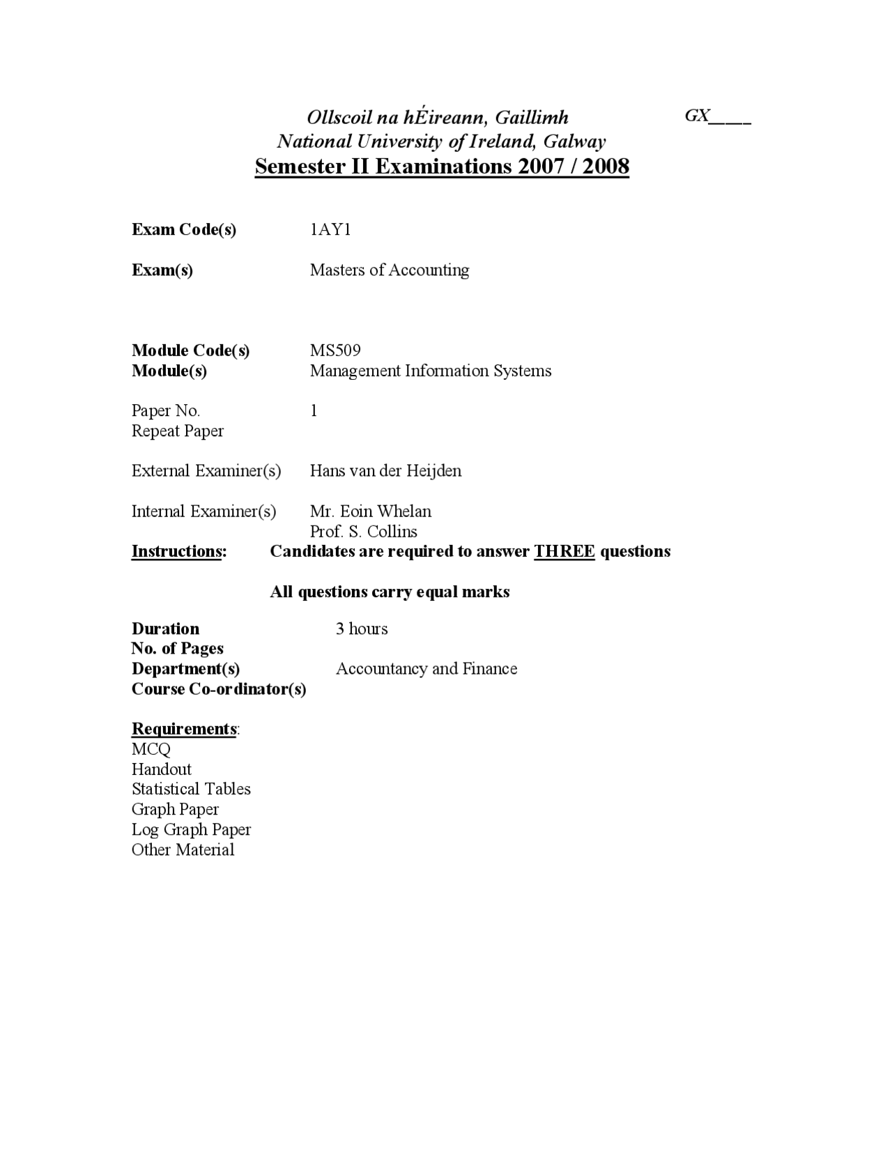 Implementing Effective Management Information Systems Exam Docsity