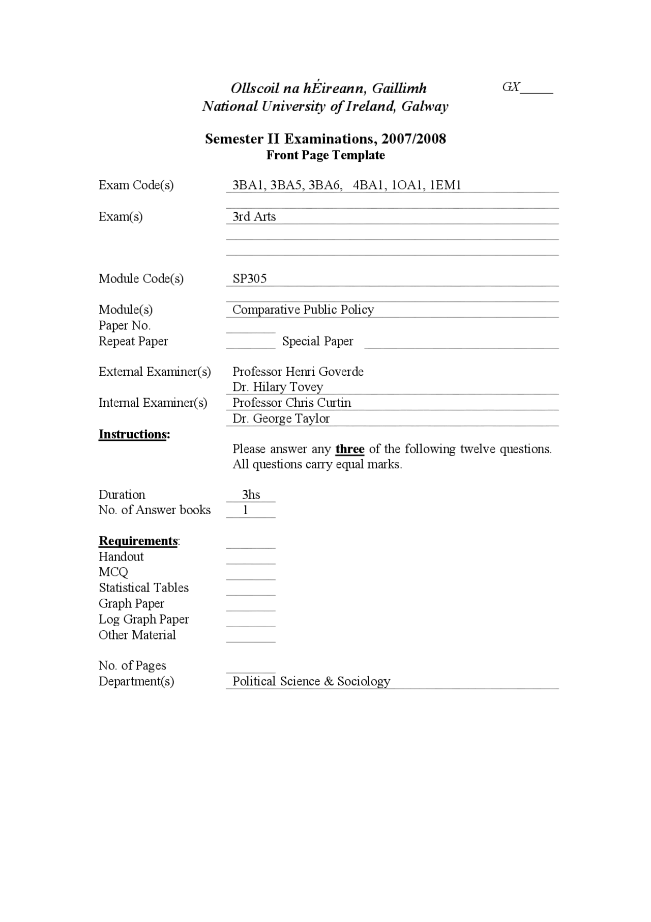 Interest Groups Comparative Public Policy Exam Docsity