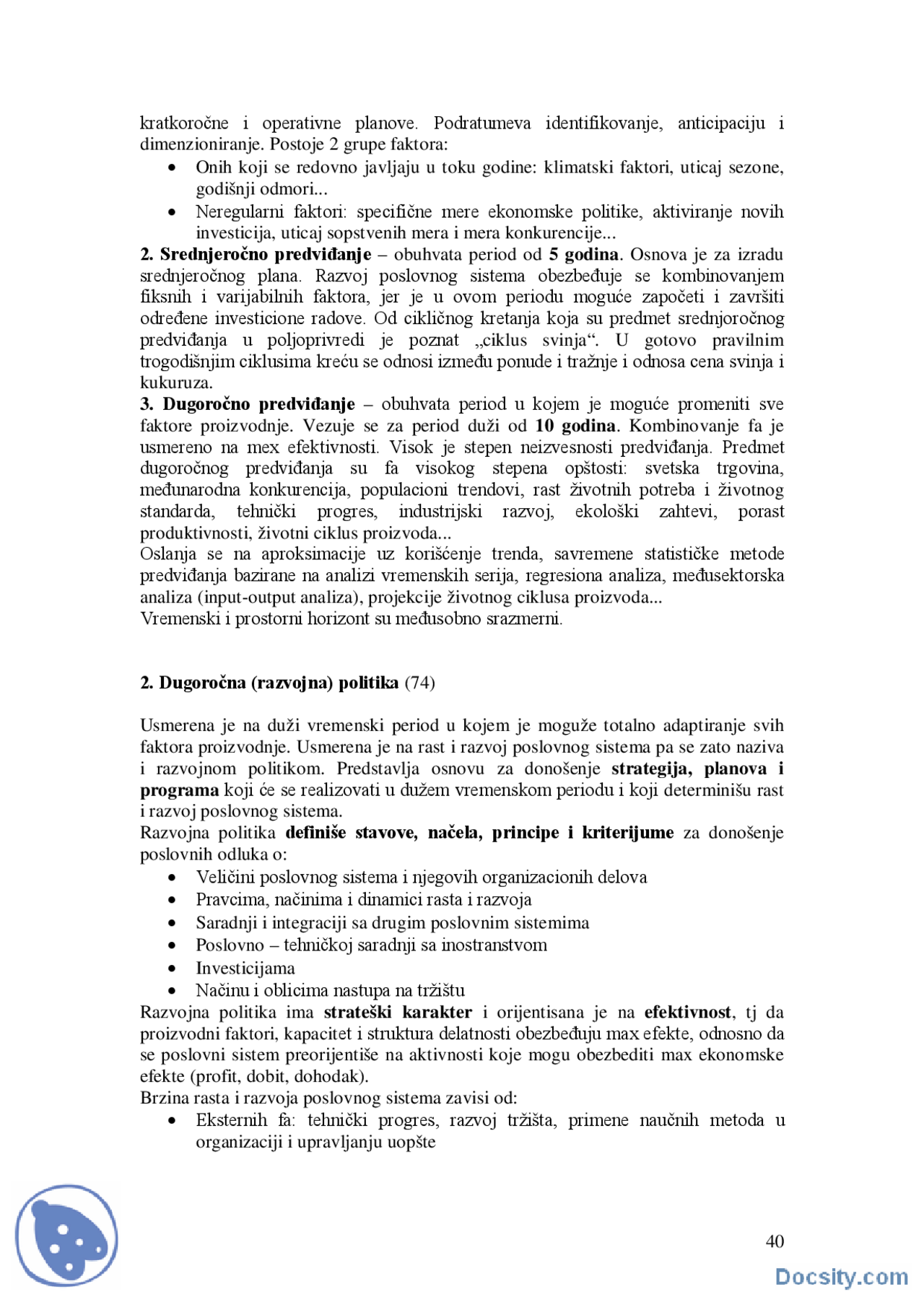 Planiranje I Projektovanje Skripta Poljoprivreda Part2 Rezime