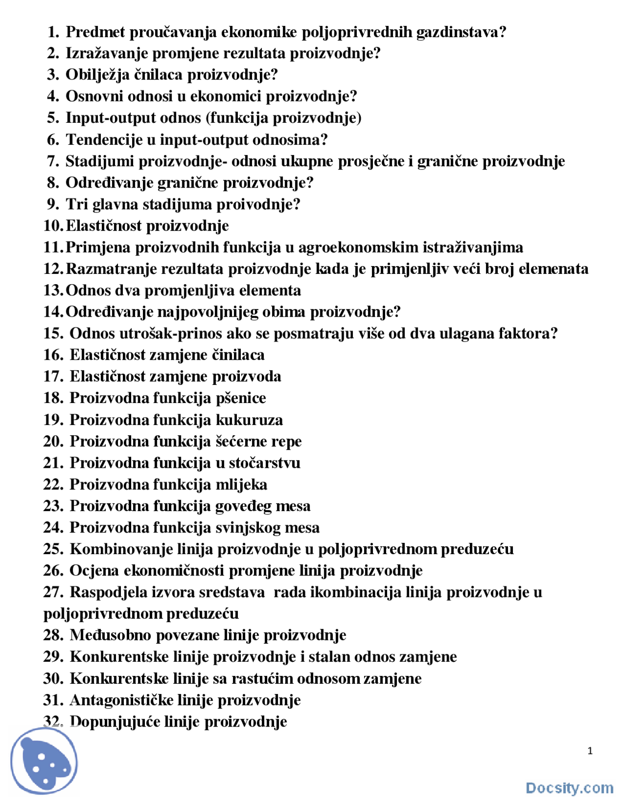 Ekonomika Poljoprivrednih Gazdinstava Poljoprivreda Skripta Part1