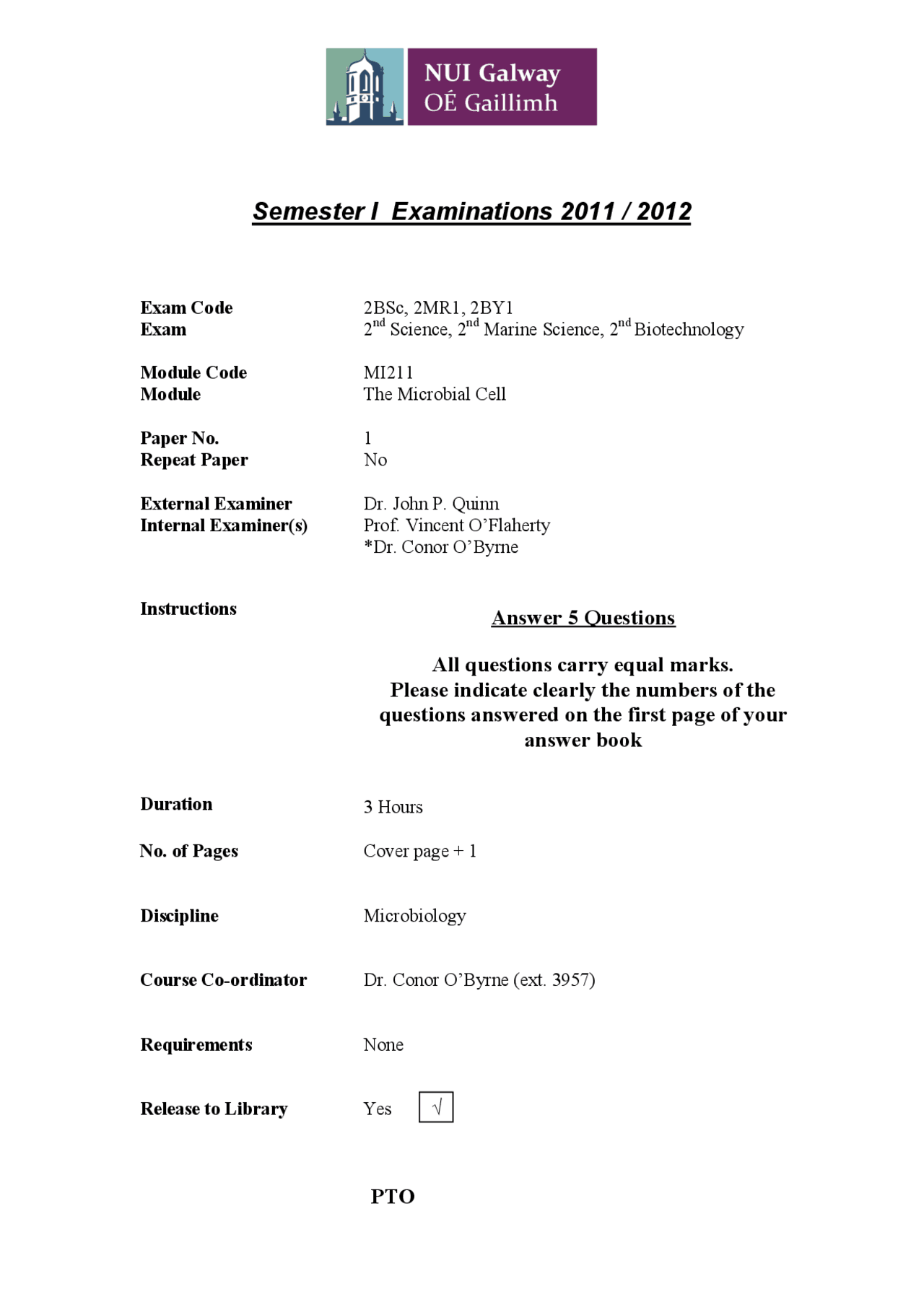 Microbial Cells The Microbial Cell Exam Docsity