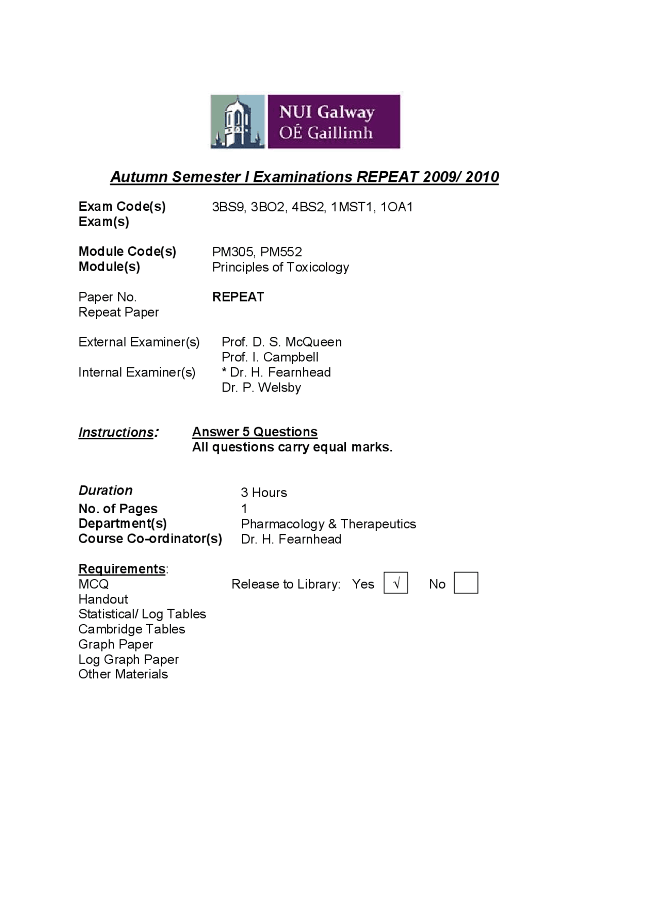 Nervous System Principles Of Toxicology Exam Exams Toxicology