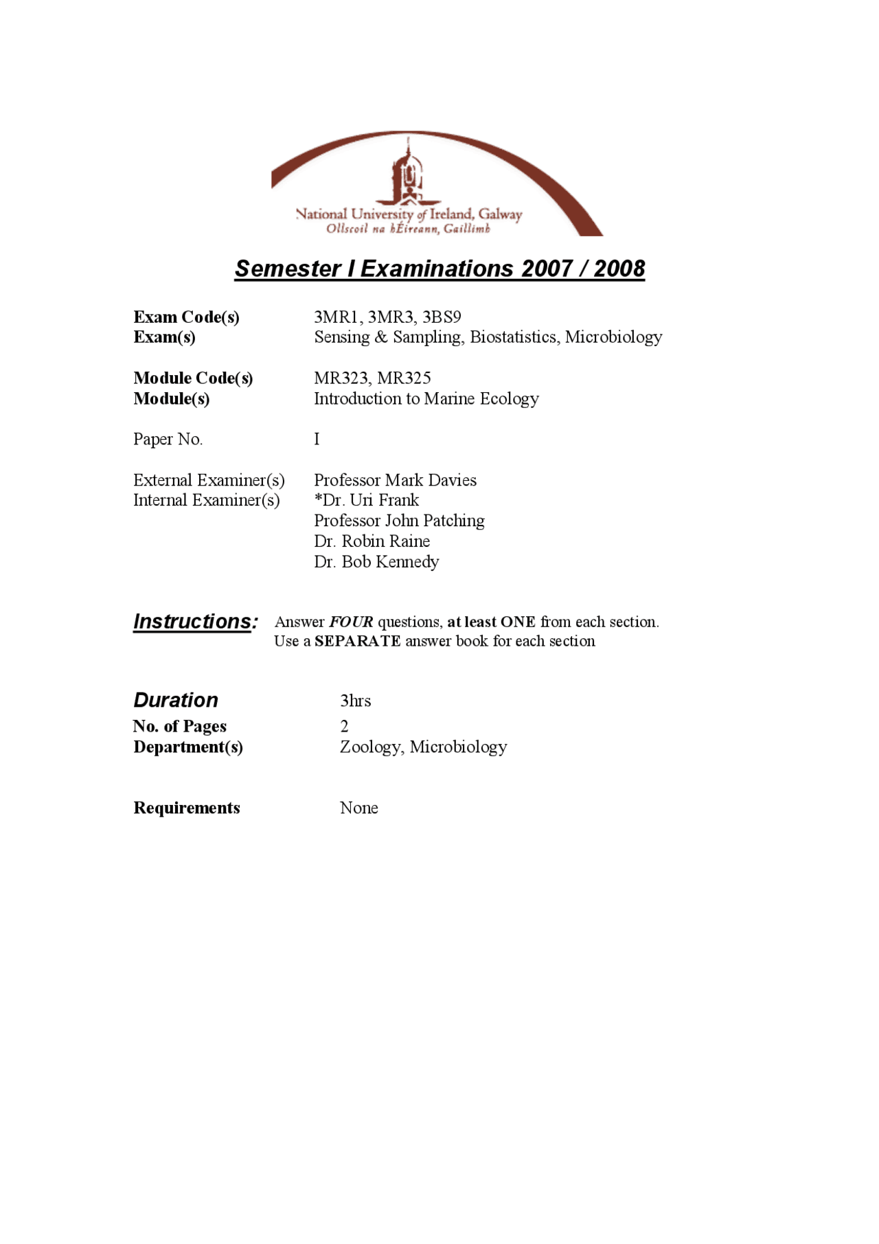 Sediment - Microbiology, Biostatistics and Biosensing - Exam - Docsity
