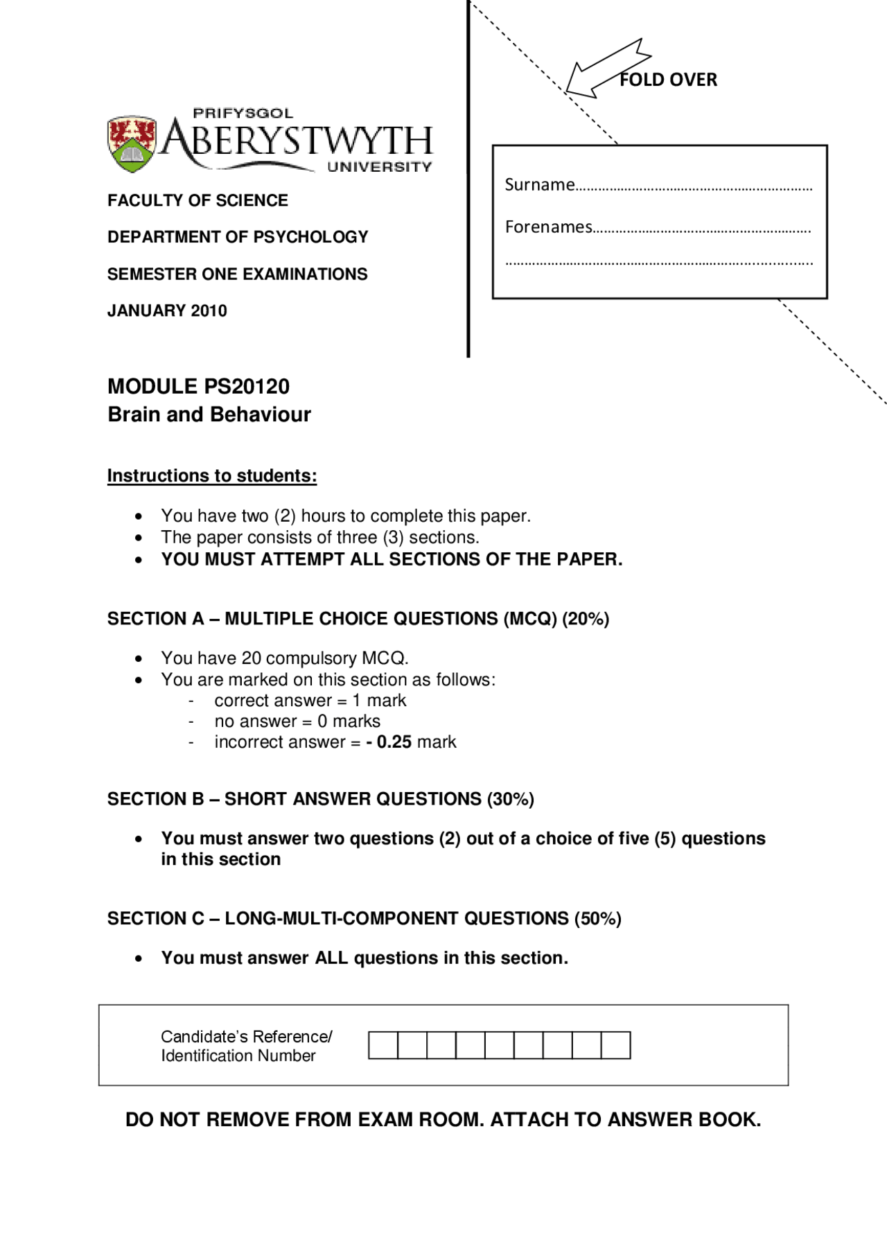 Neurotransmitters Brain And Behaviour Exam Docsity