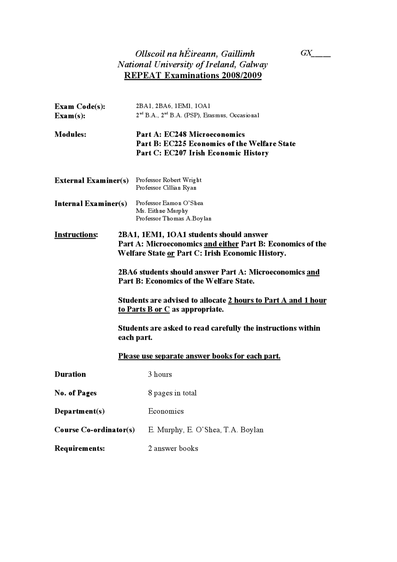 Wage Elasticity Of Labour Introduction To Microeconomics Past Exam