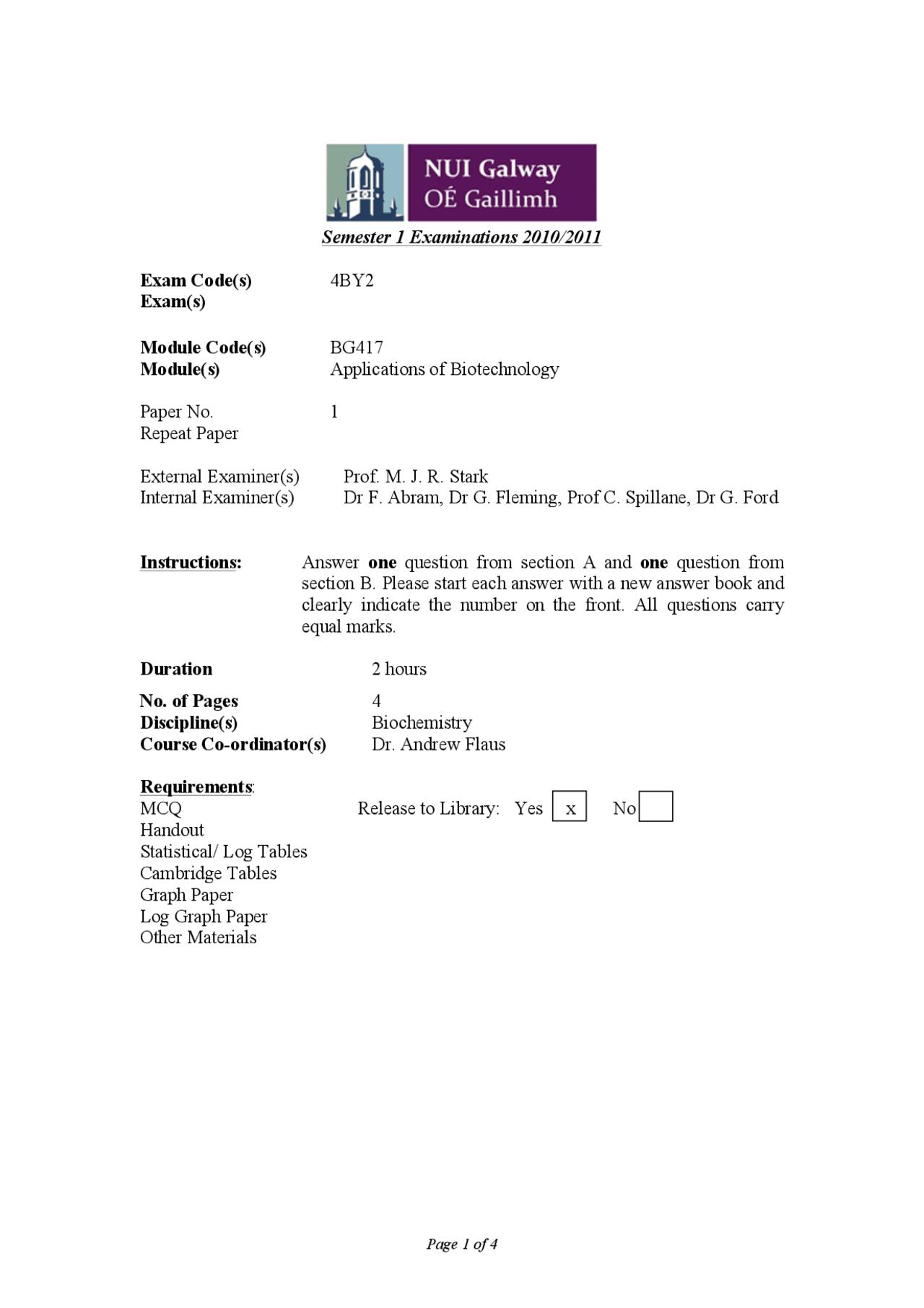 Potential Advantages - Applications of Biotechnology - Exam | Exams ...