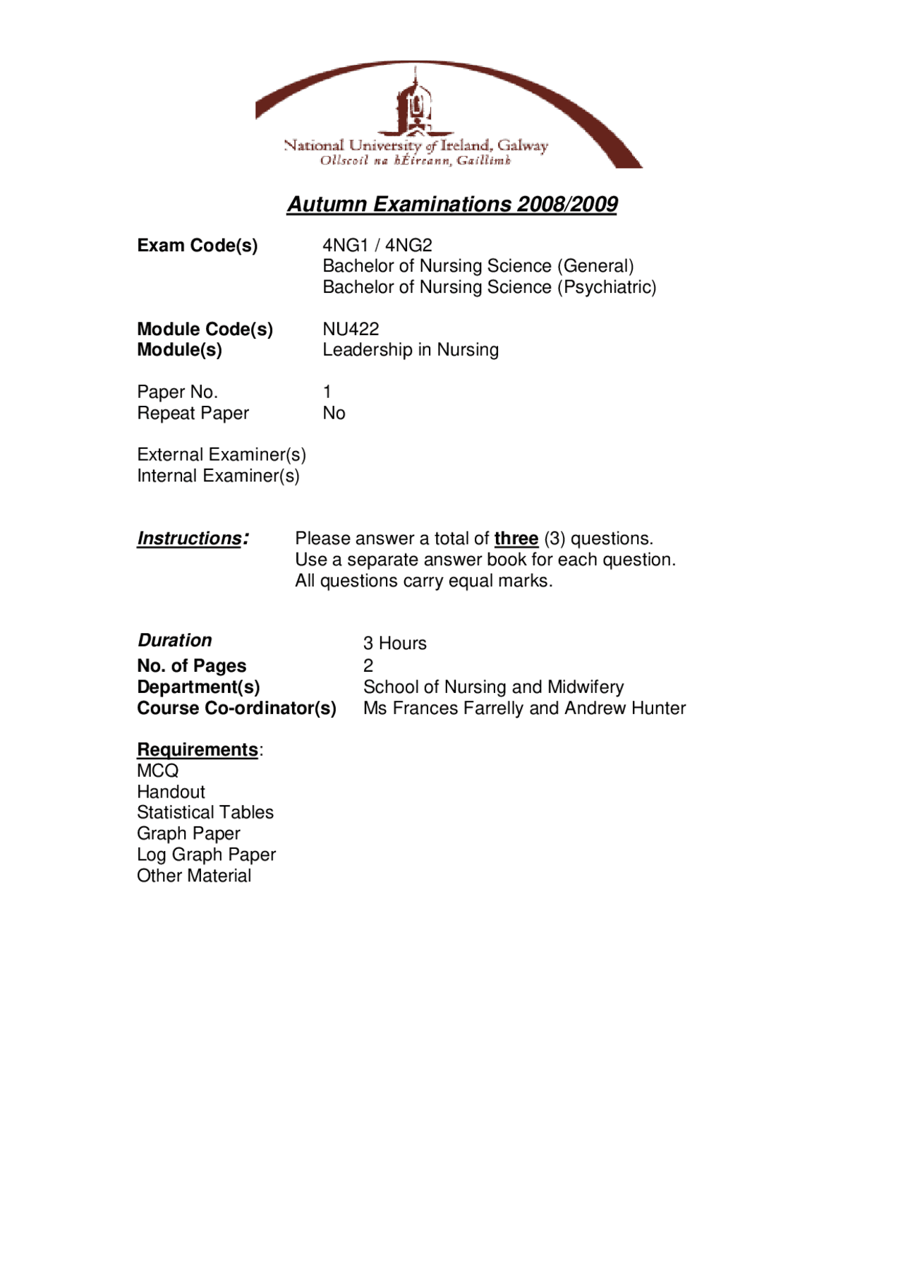 Change Process - Nursing and Midwifery Practice - Past Exam | Exams ...