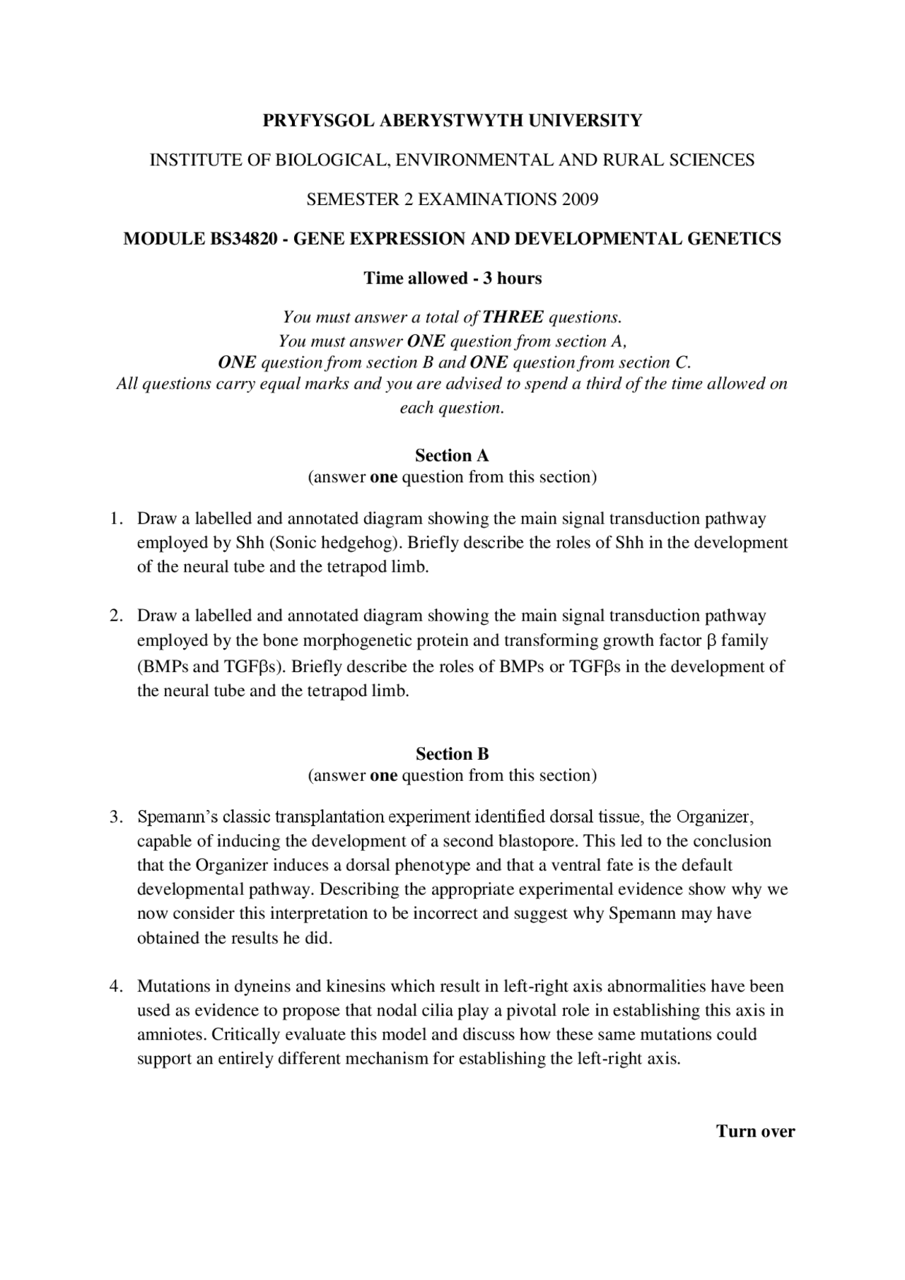 Signal Transduction Gene Expression And Developmental Genetics Past