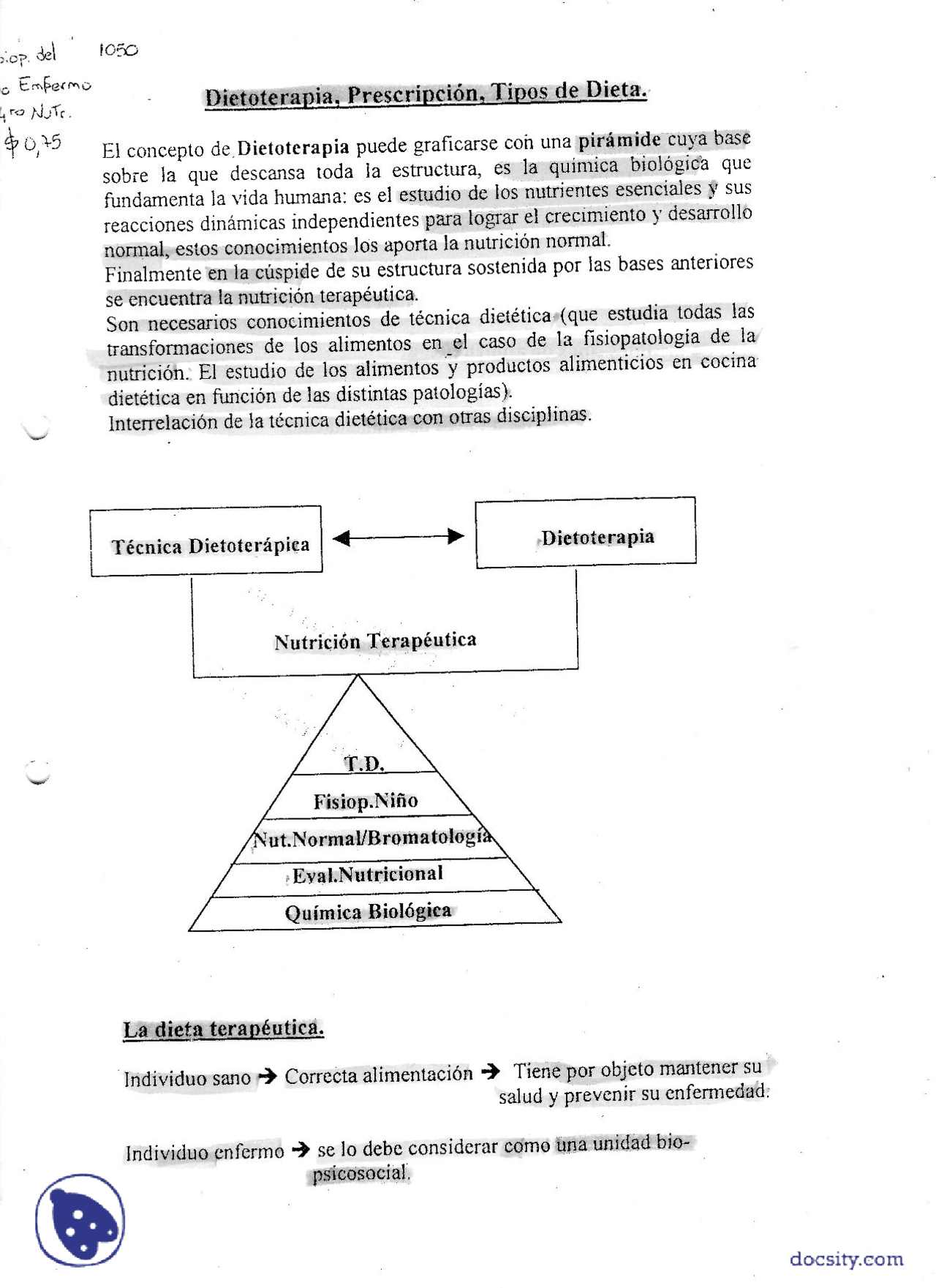 Dietoterapia Niño Apuntes Nutrición Y Alimentación Docsity