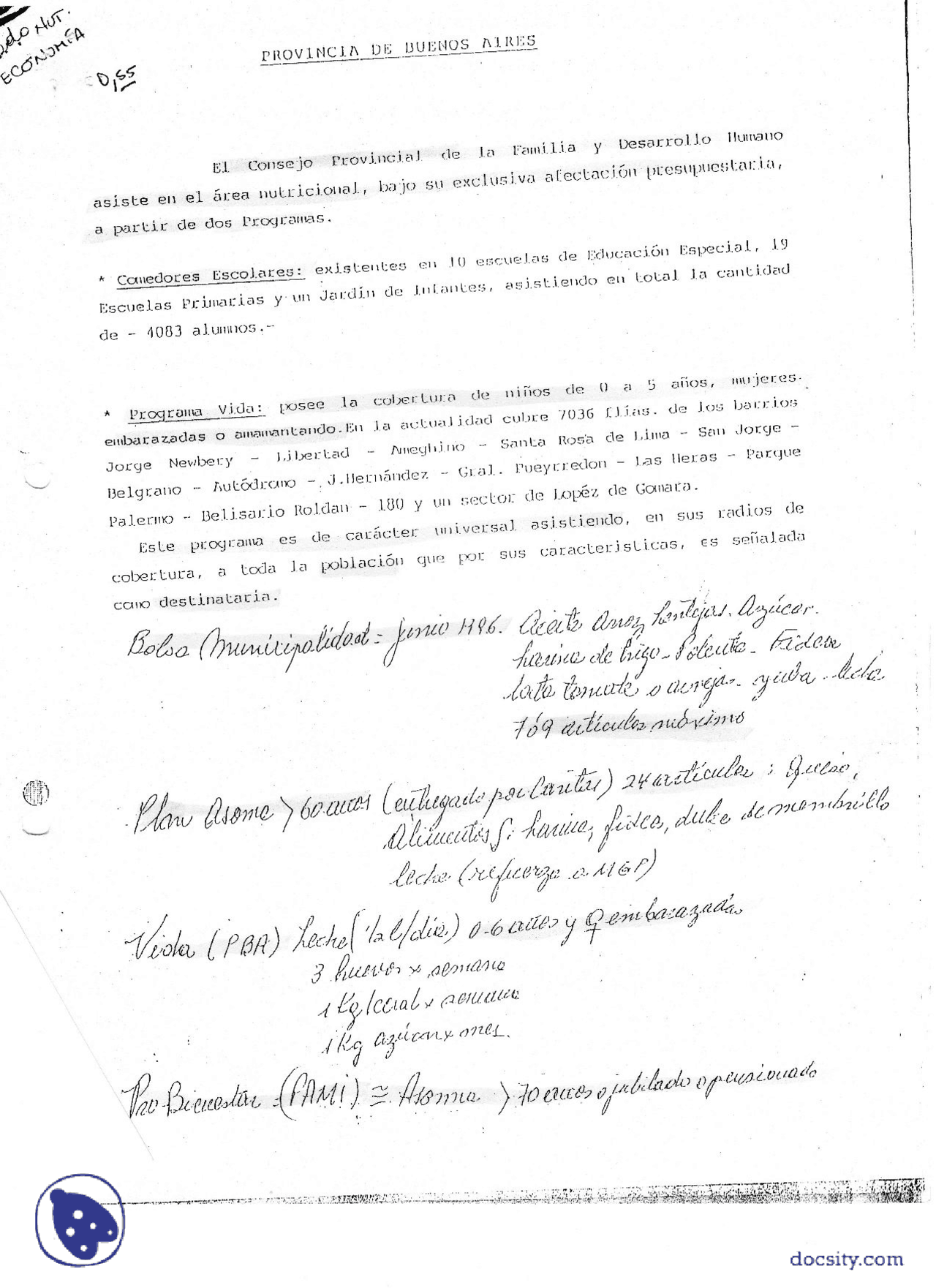 Programas Alimentarios Apuntes Nutrición Y Alimentación Docsity