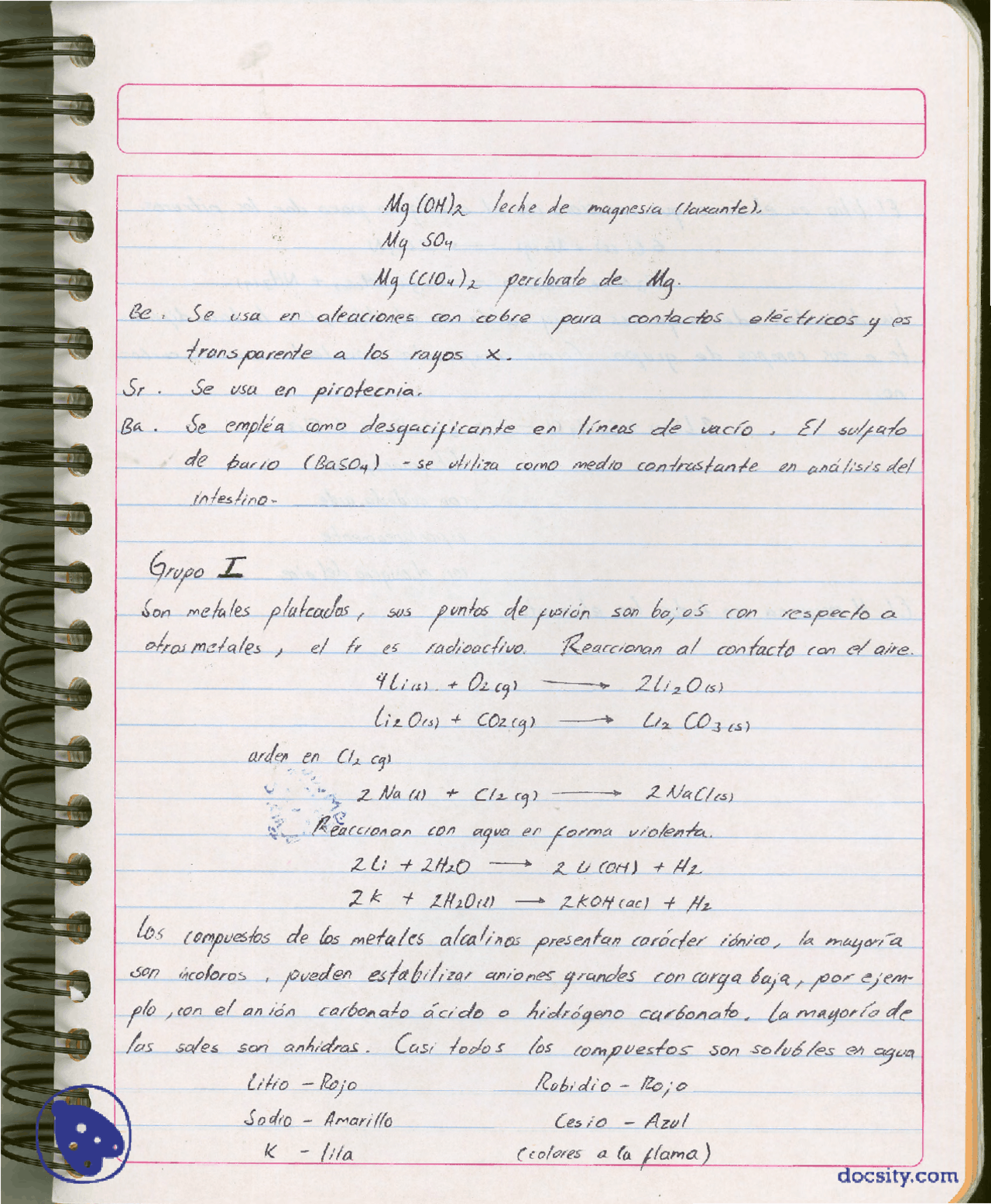 Grupo 1 Apuntes Química Inorgánica Docsity