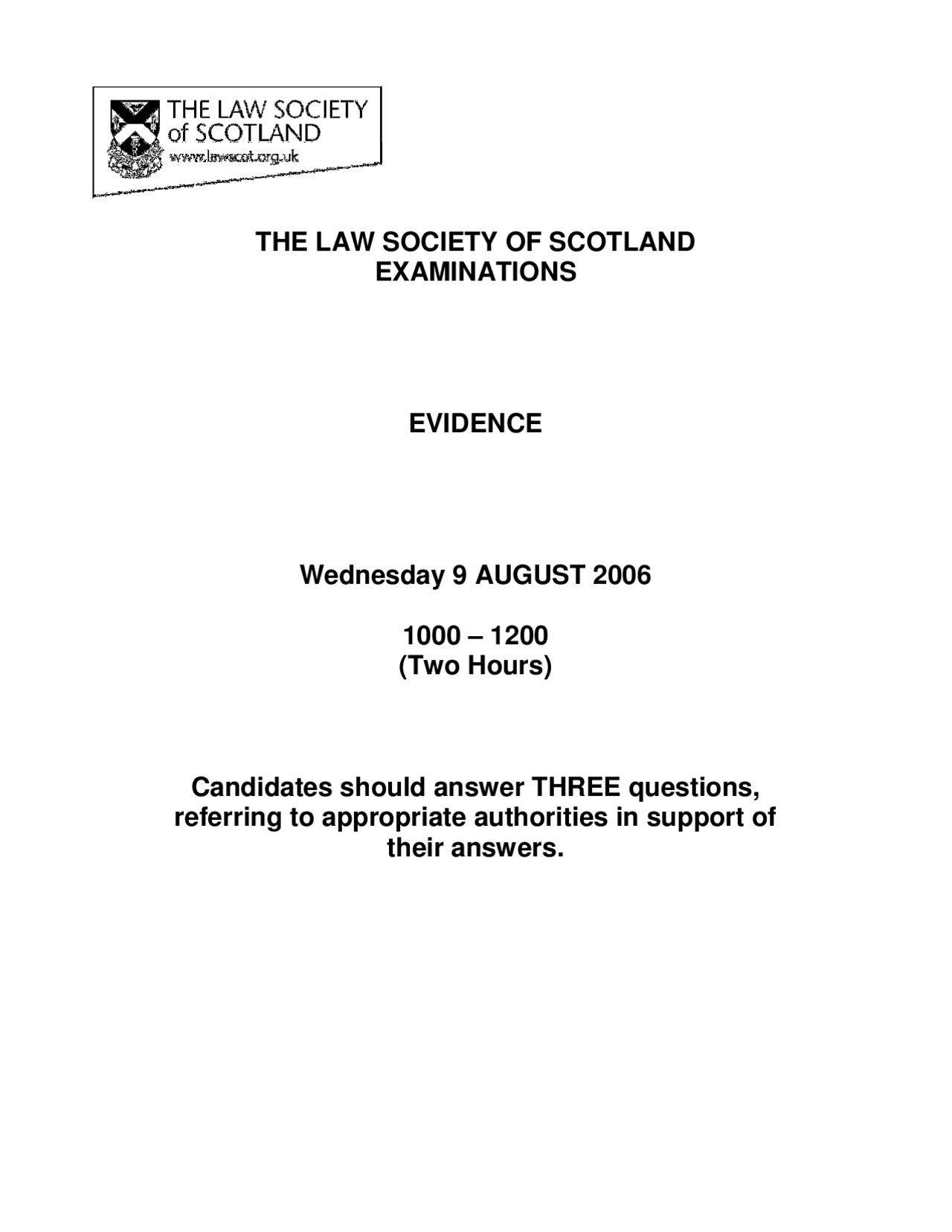 Burden Of Proof Introduction To Evidence Past Exam Docsity