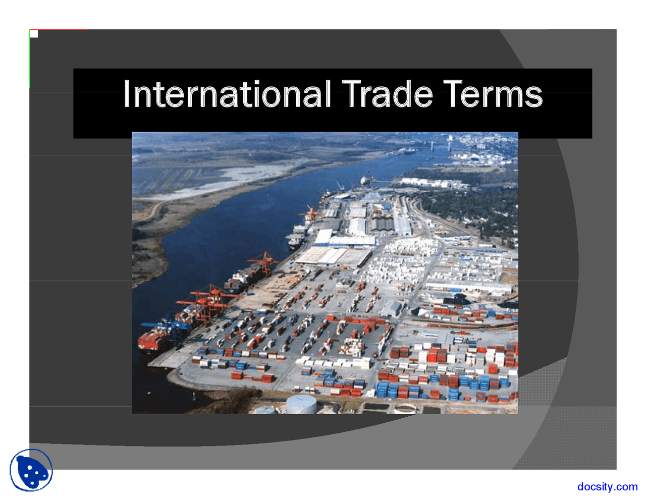 Trade Terms Bussiness Law Lecture Slides Docsity