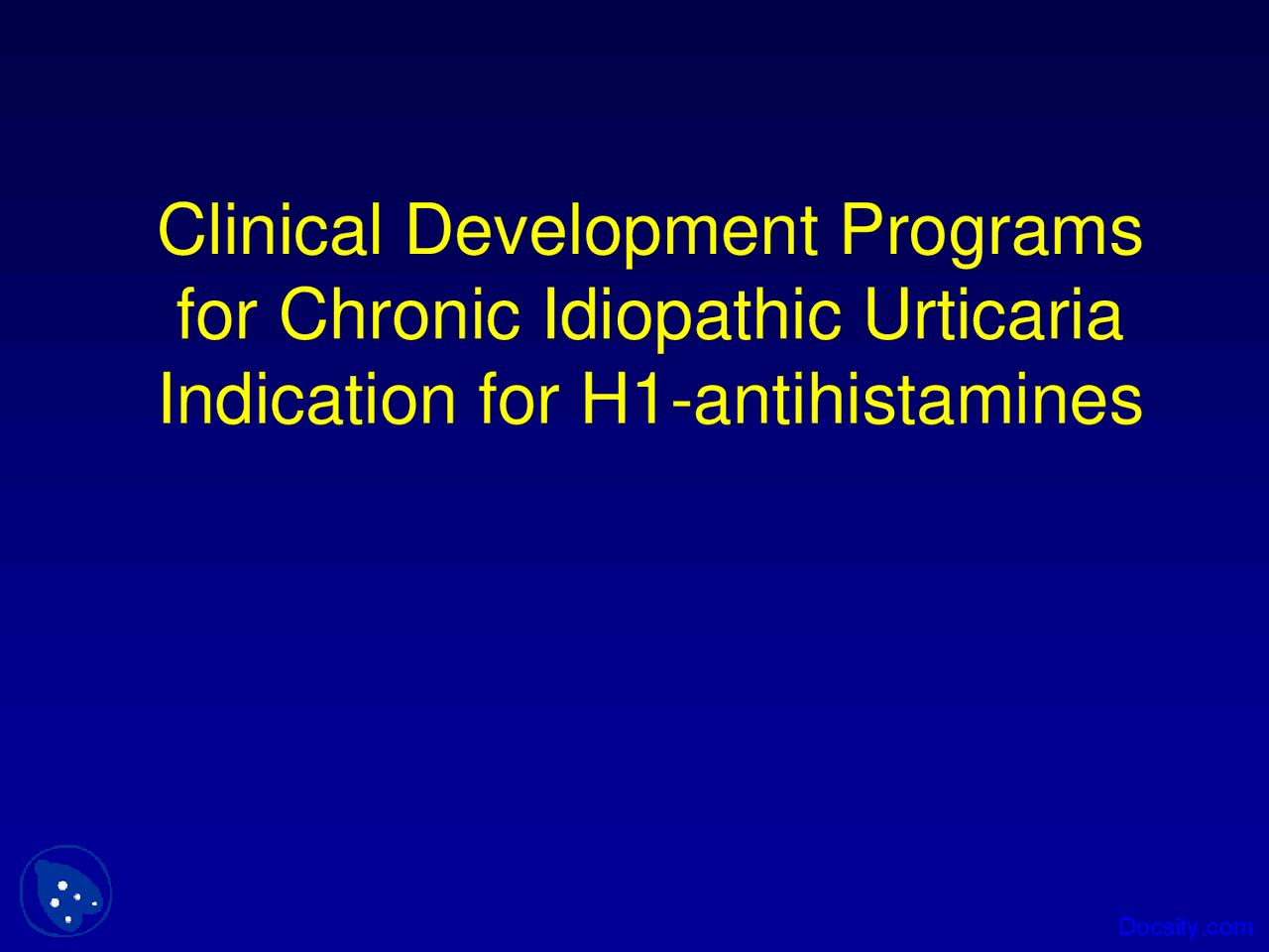 Chronic Idiopathic Urticaria Dermatology Lecture Slides Docsity