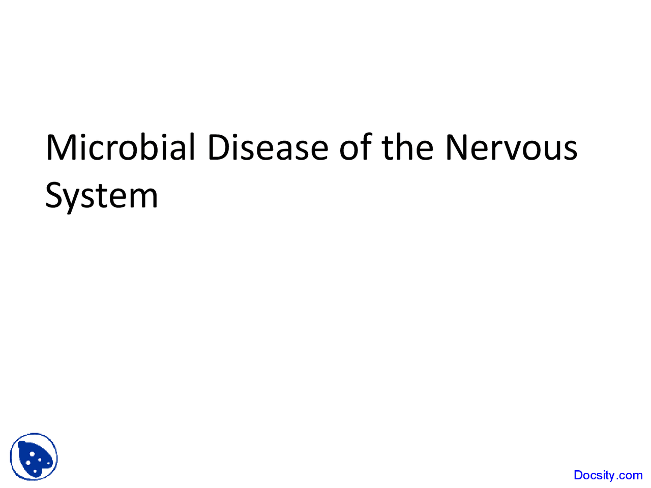 Microbial Disease Of Nervous System Dermatology Lecture Slides