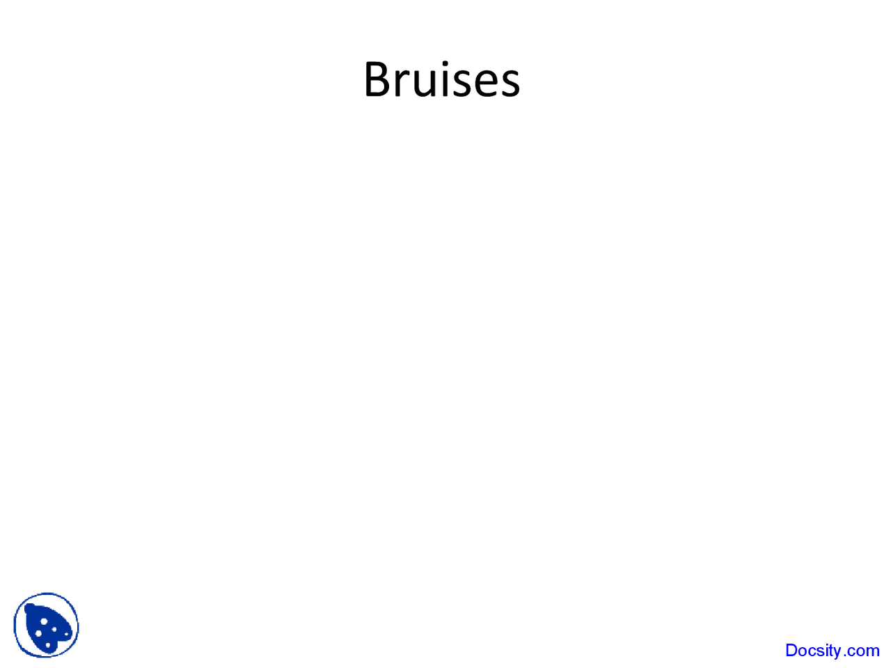 Introduction to Bruises - Forensic Experiments - Lecture Slides ...