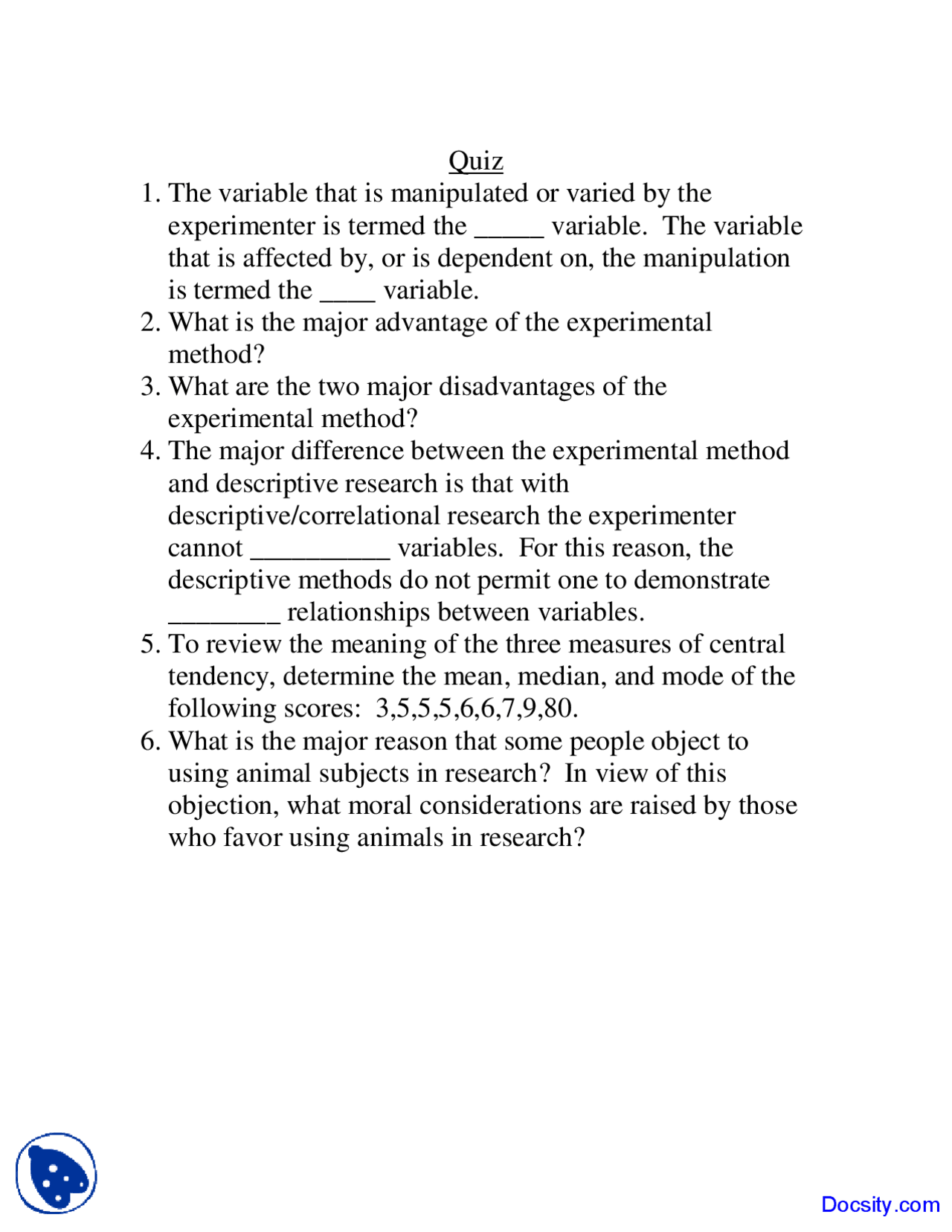 Human Development Across the Life Span - General Psychology - Quiz ...