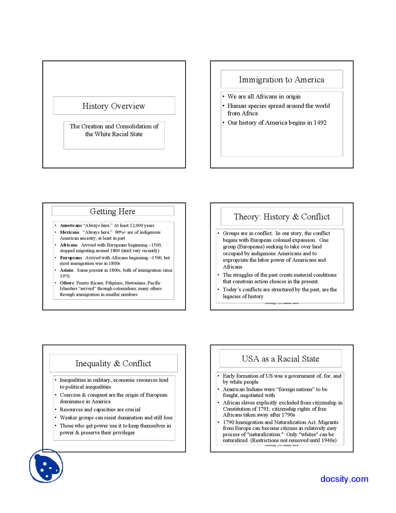 History Overview Social Movements Lecture Slides Docsity