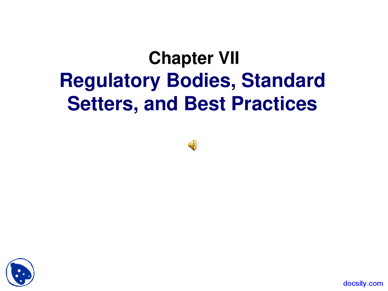 Regulatory Bodies - Corporate Governance and Ethics - Lecture Slides ...