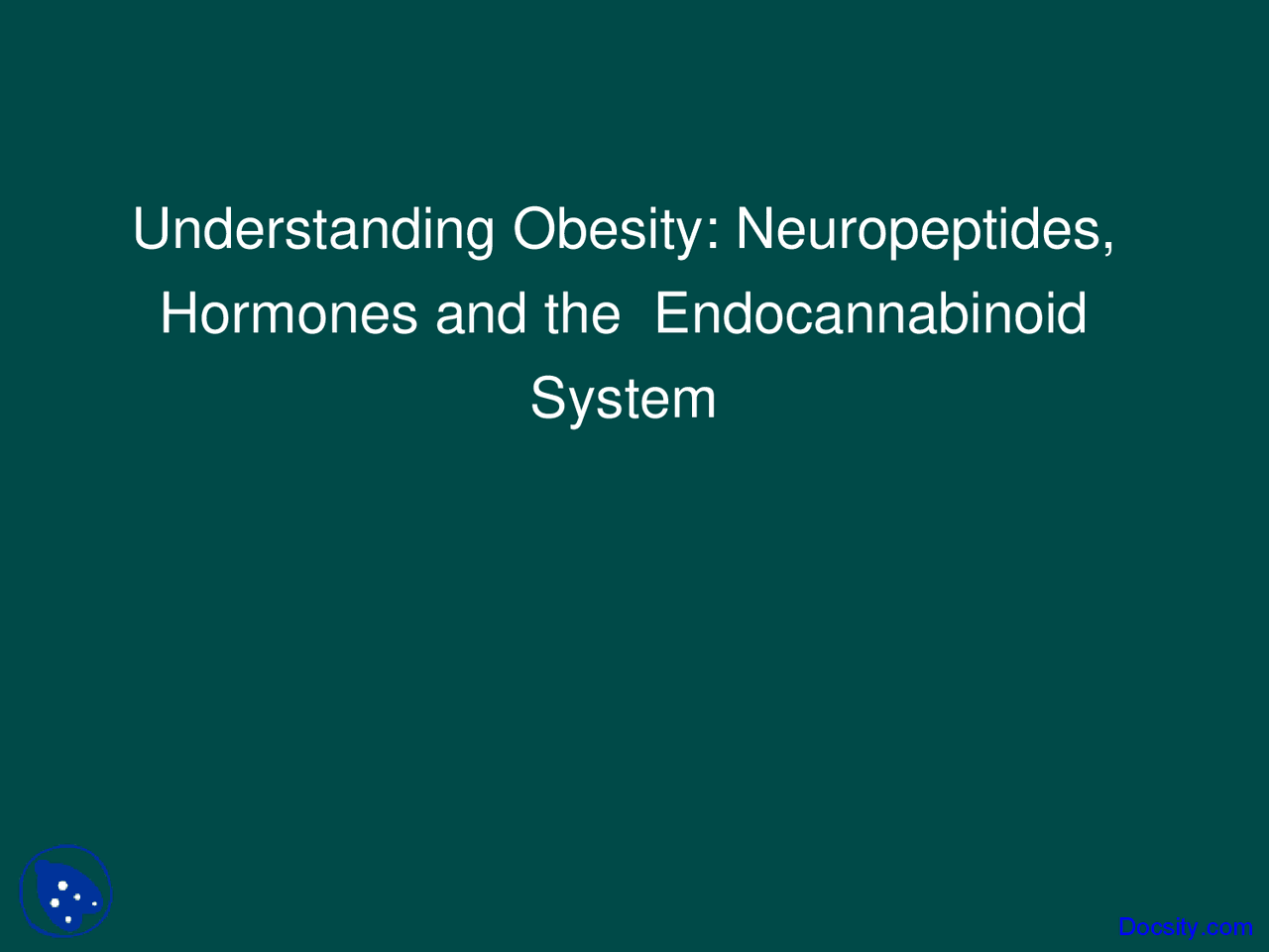 New Directions In Understanding Obesity Introduction To General