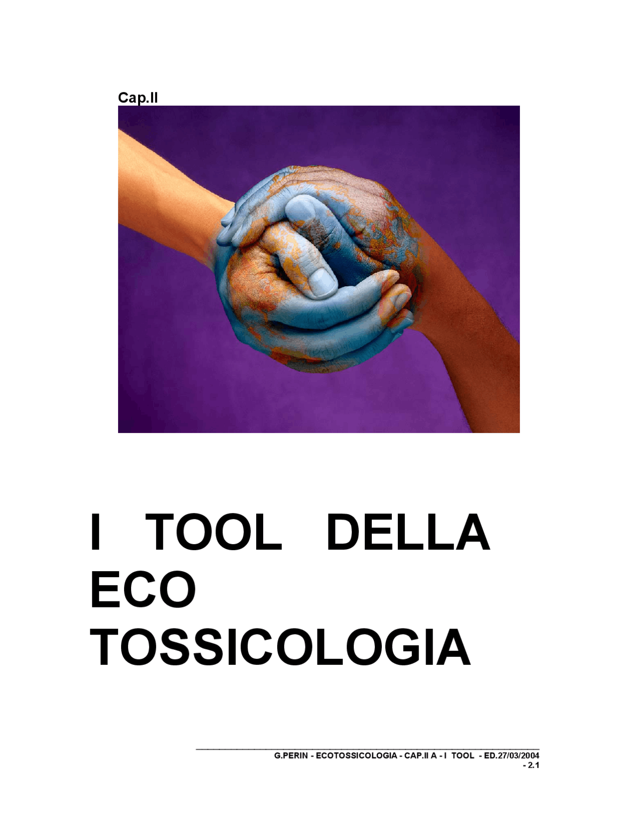 I Tool Della Ecotossicologia Appunti Di Tossicologia Docsity