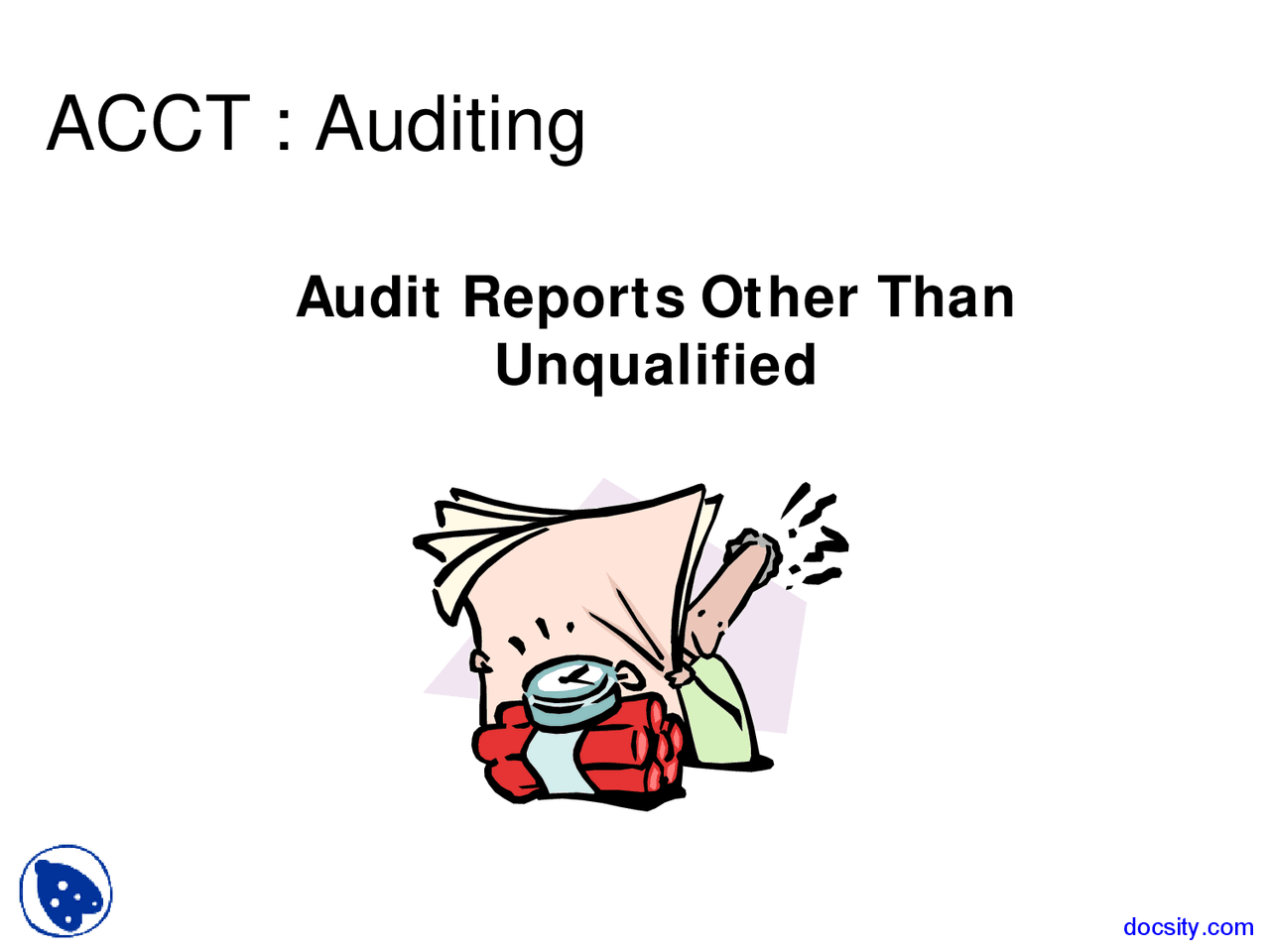 Conditions Requiring Auditing And Assurance Lecture Slides Docsity