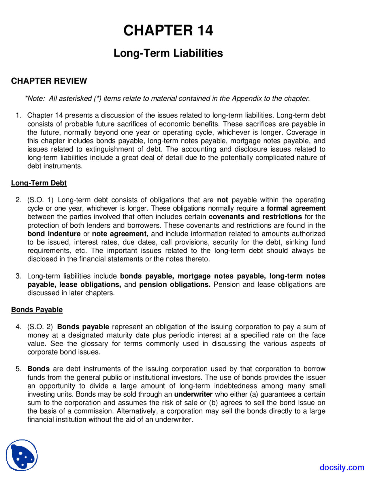 Long Term Liabilities - Intermediate Accounting - Lecture Notes | Study ...