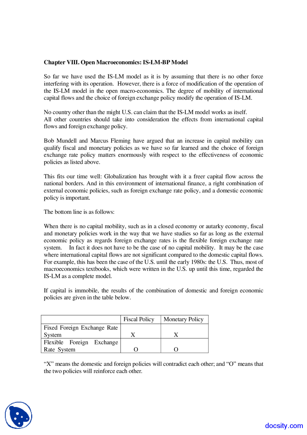Open Macroeconomics - Intermediate Macroeconomics - Lecture Notes - Docsity